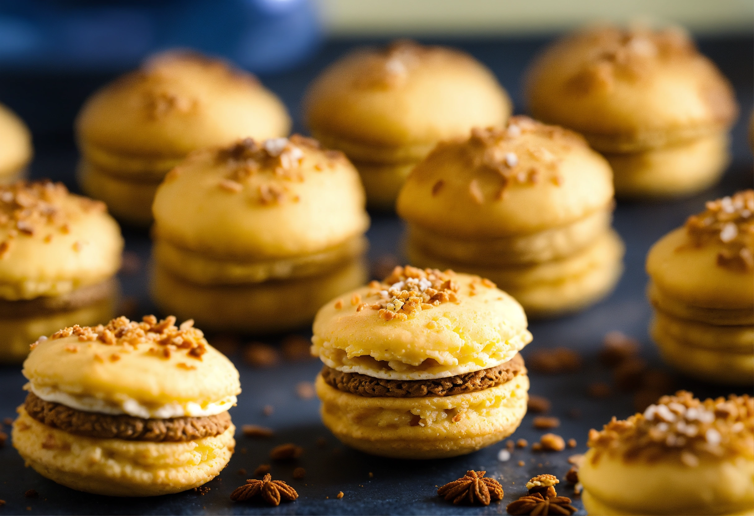 Lexica - Capture the essence of a close up of an all spice amaretti ...