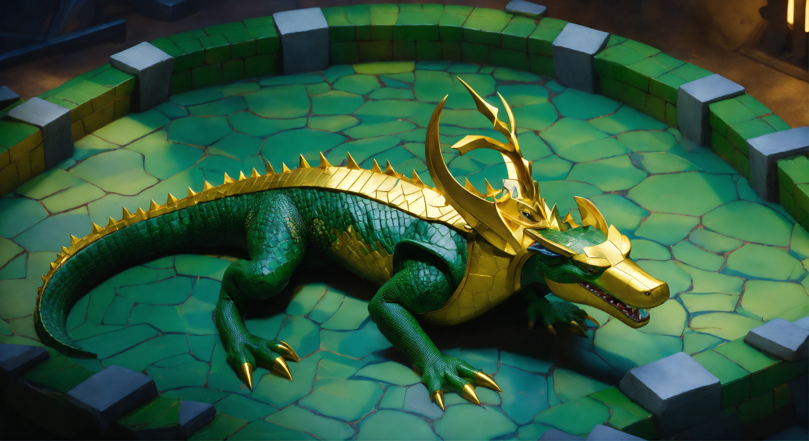 Lexica - Marvel animated alligator loki with golden loki crown with ...