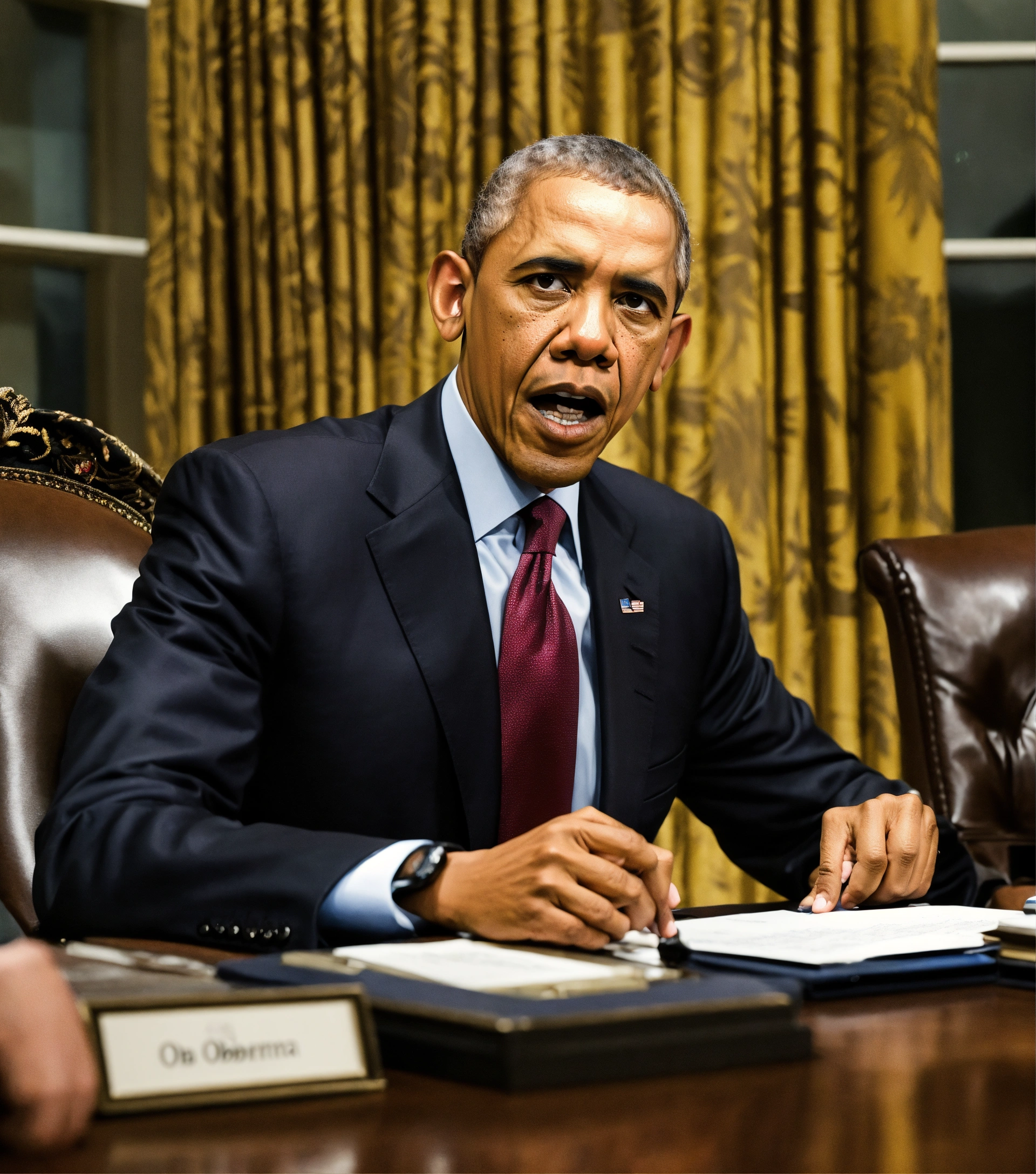 Lexica - Horrified obama