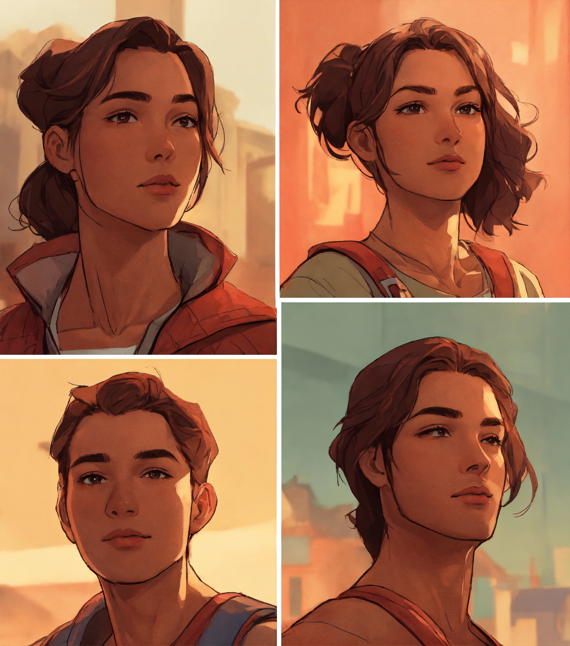 Lexica - A pretty young heros mutli-panel compositions detailed ...