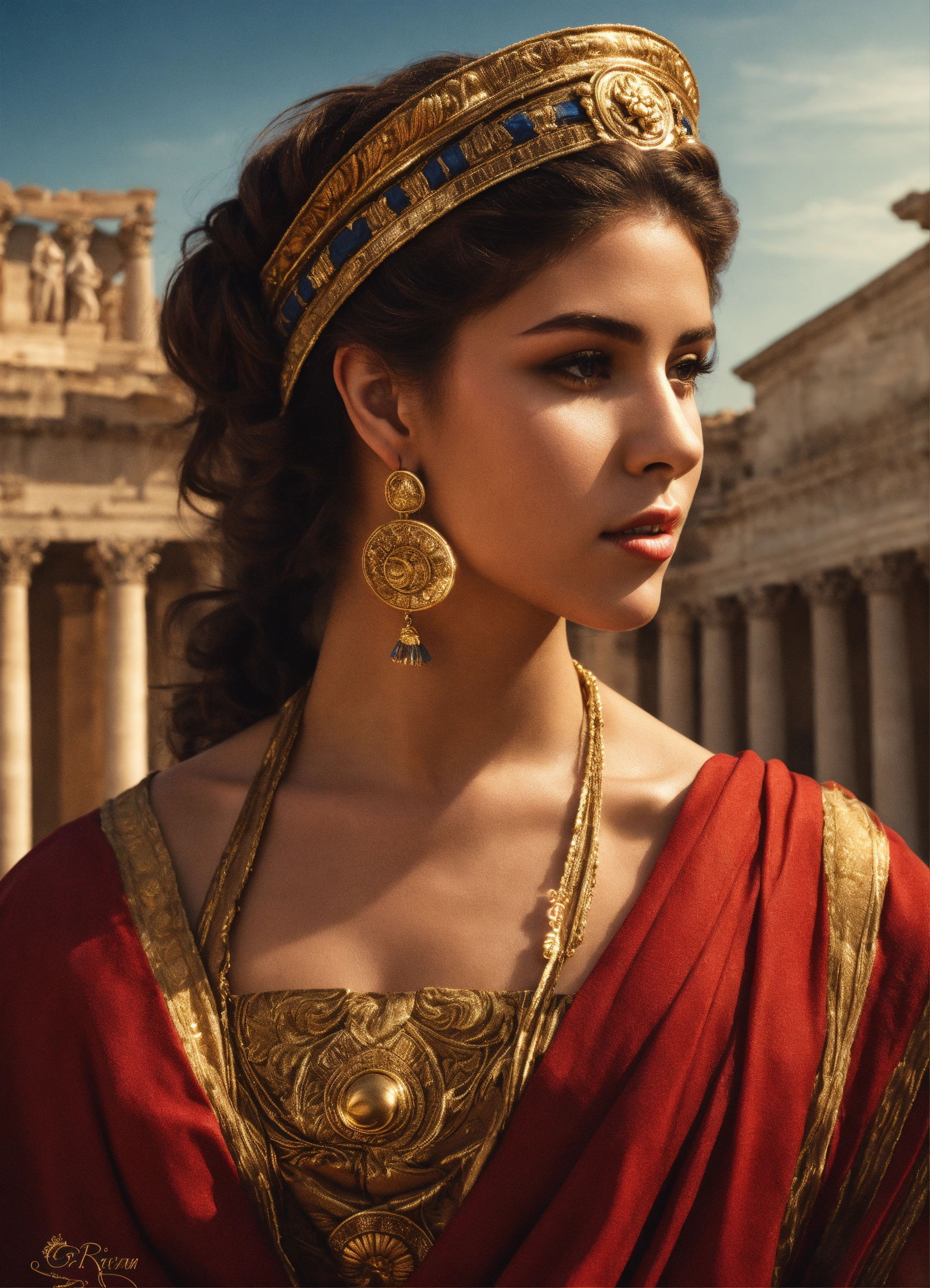 Lexica - Gorgeous roman girl