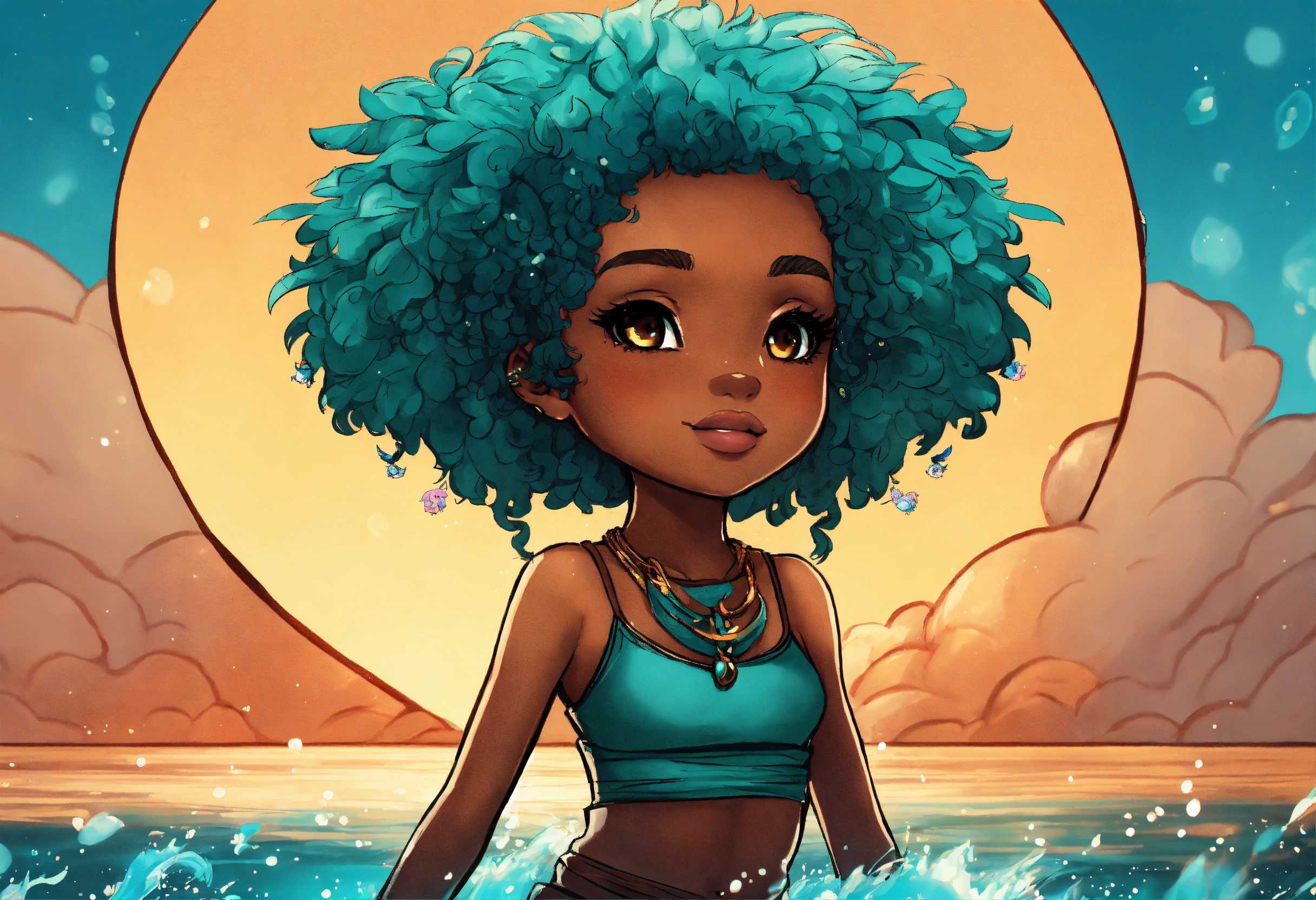 Lexica - “I will rise as a phoenix before I drown “ Afrocentric woman ...