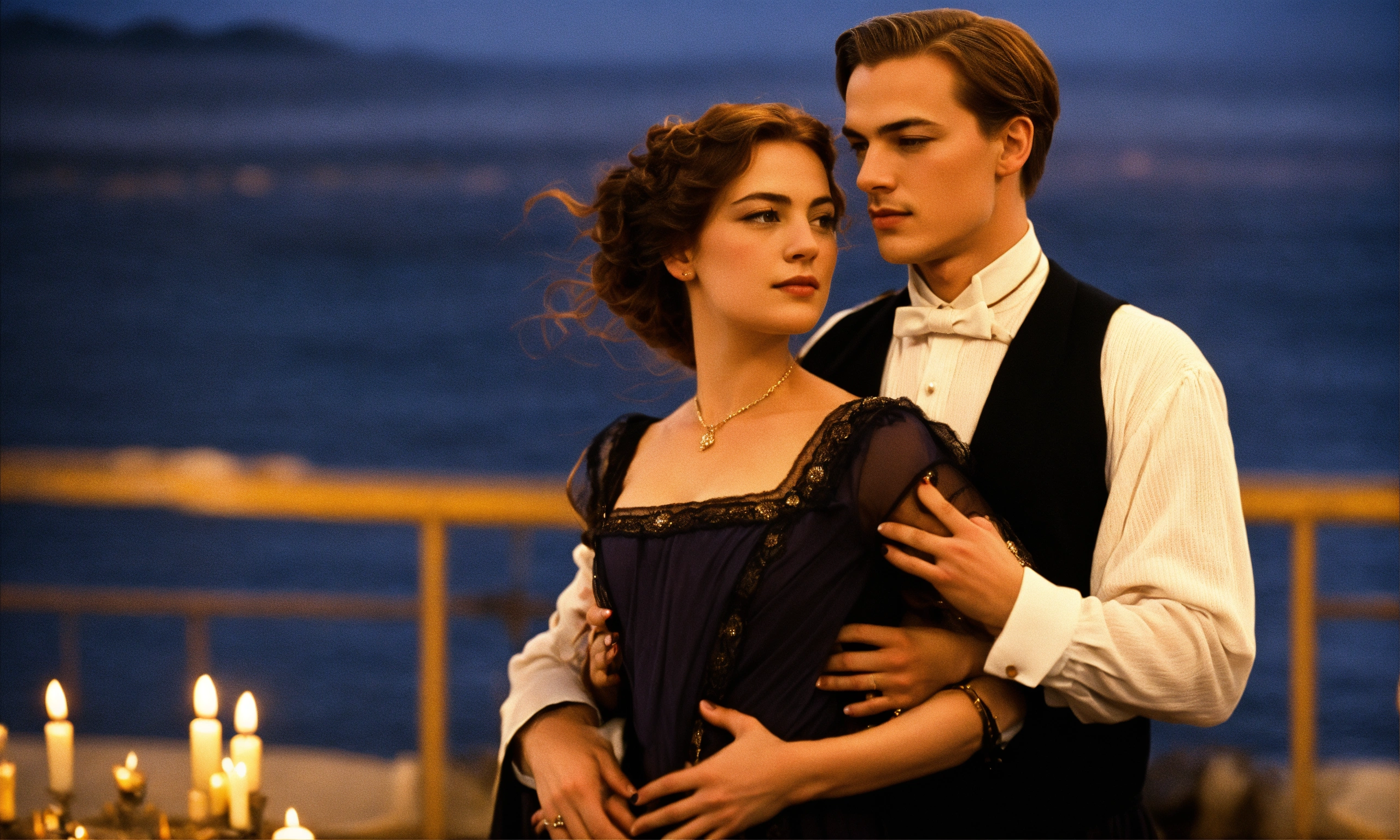 Lexica - Pose of couple from titanic, normal arms and nails