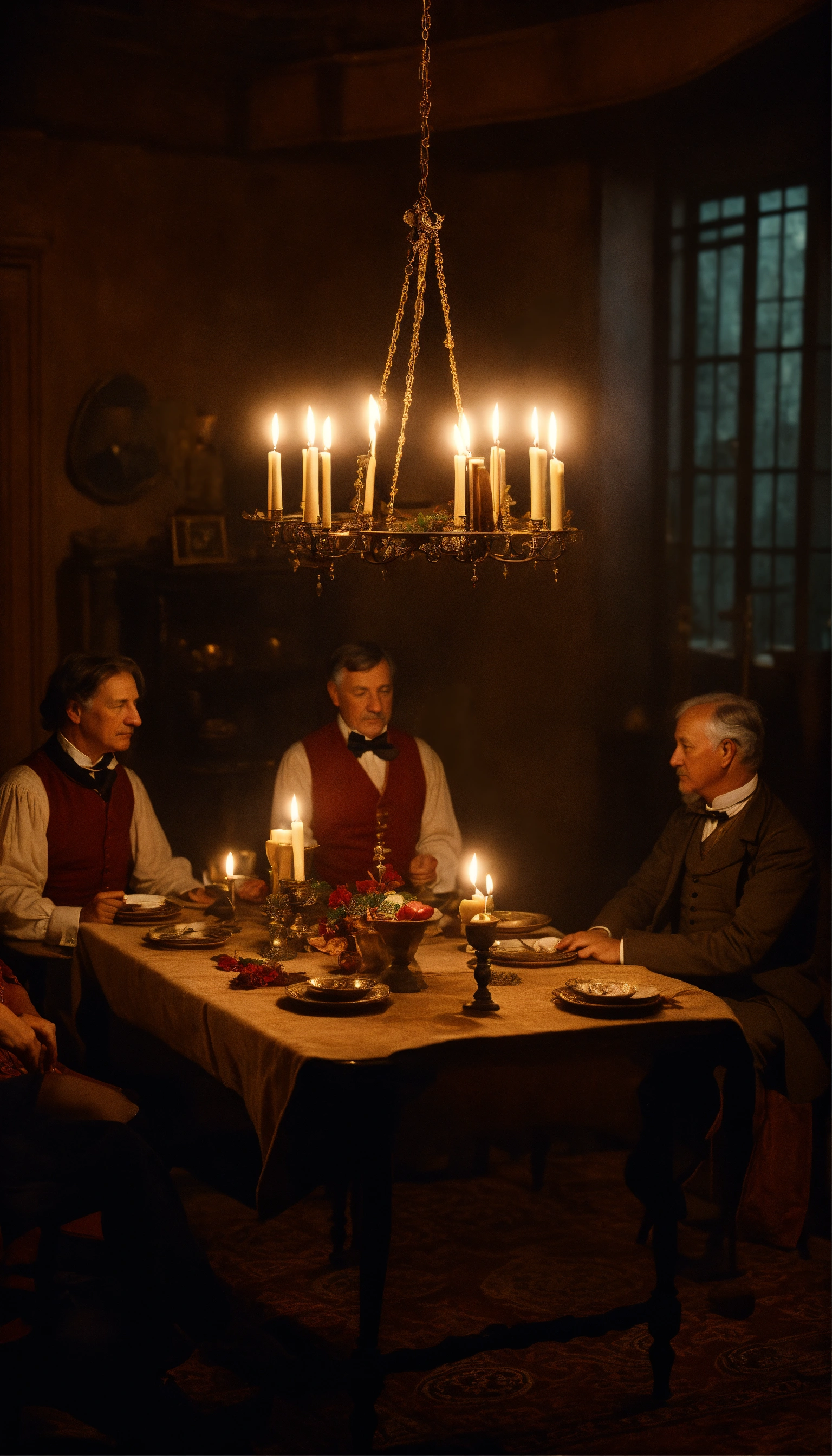 Lexica - 04 adults from the 19th century sitting hand in hand at a ...