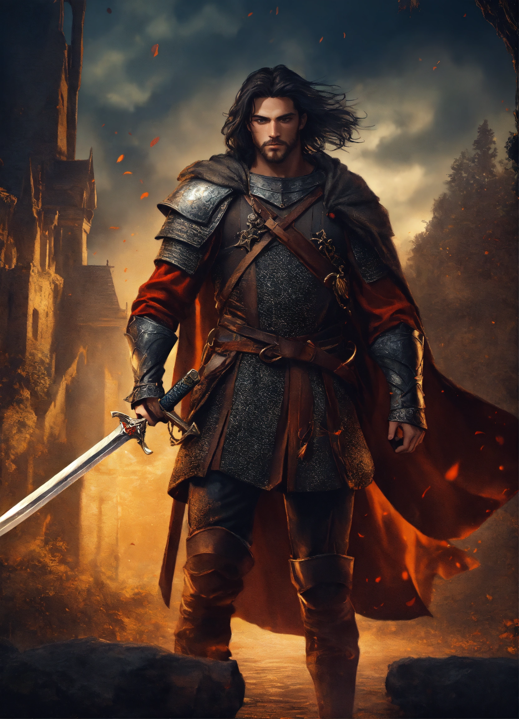 Lexica - Create a captivating book cover that visually conveys the ...