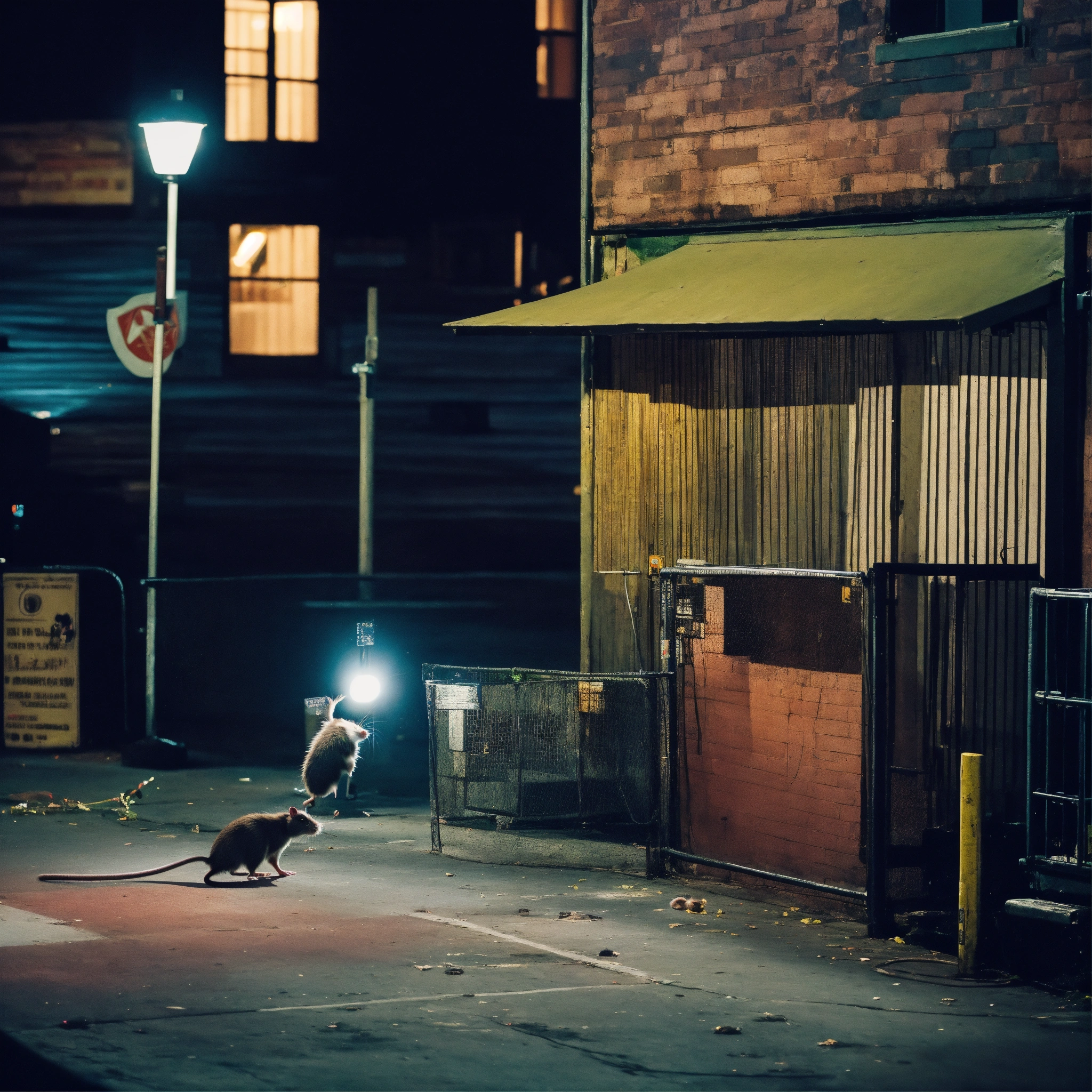 Lexica - Cctv footage, rat, bounce rat, night, hip hop