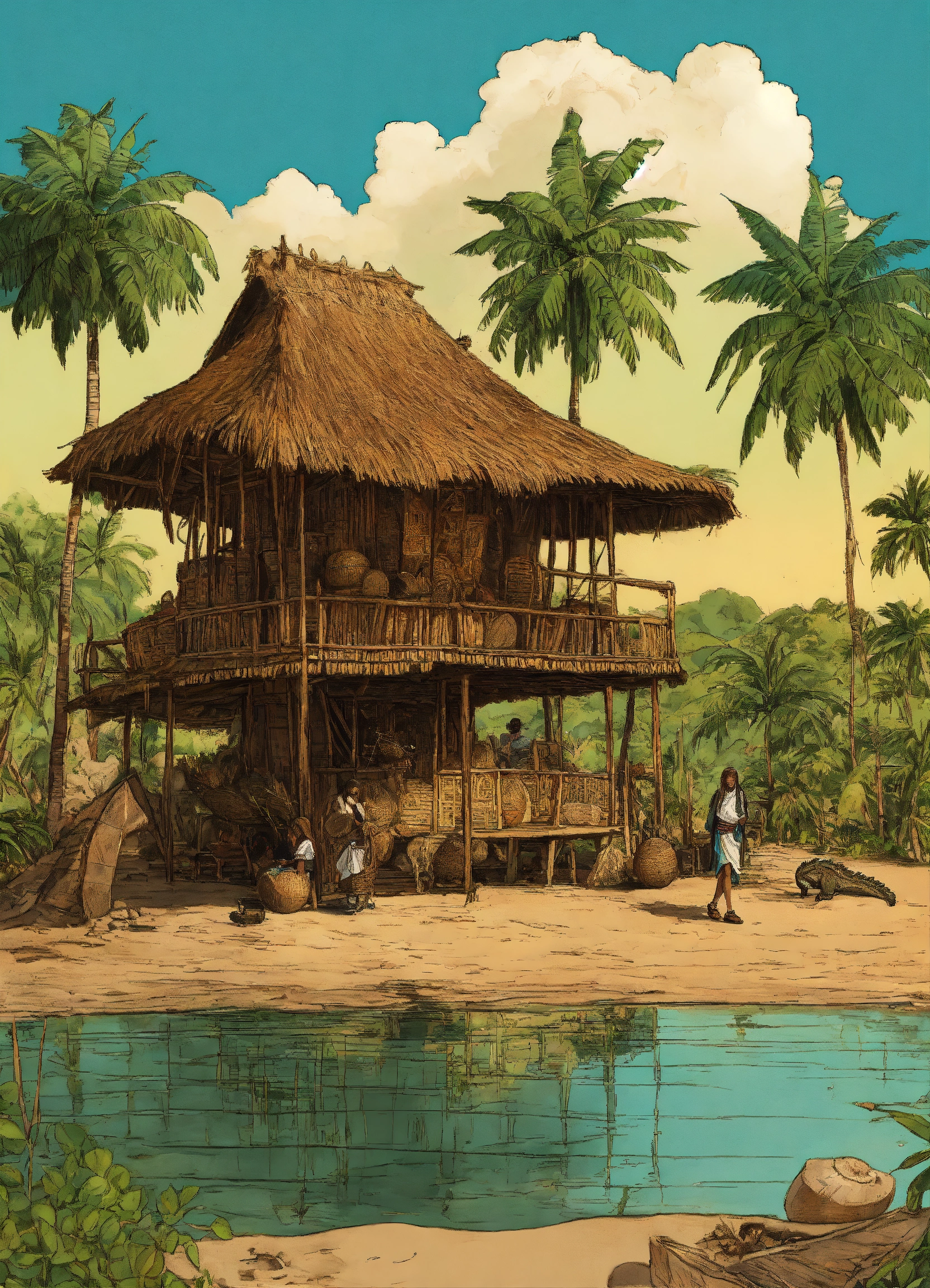 Lexica - Africa,styles comic book,baroque,leonard da vinci, caravagio ...