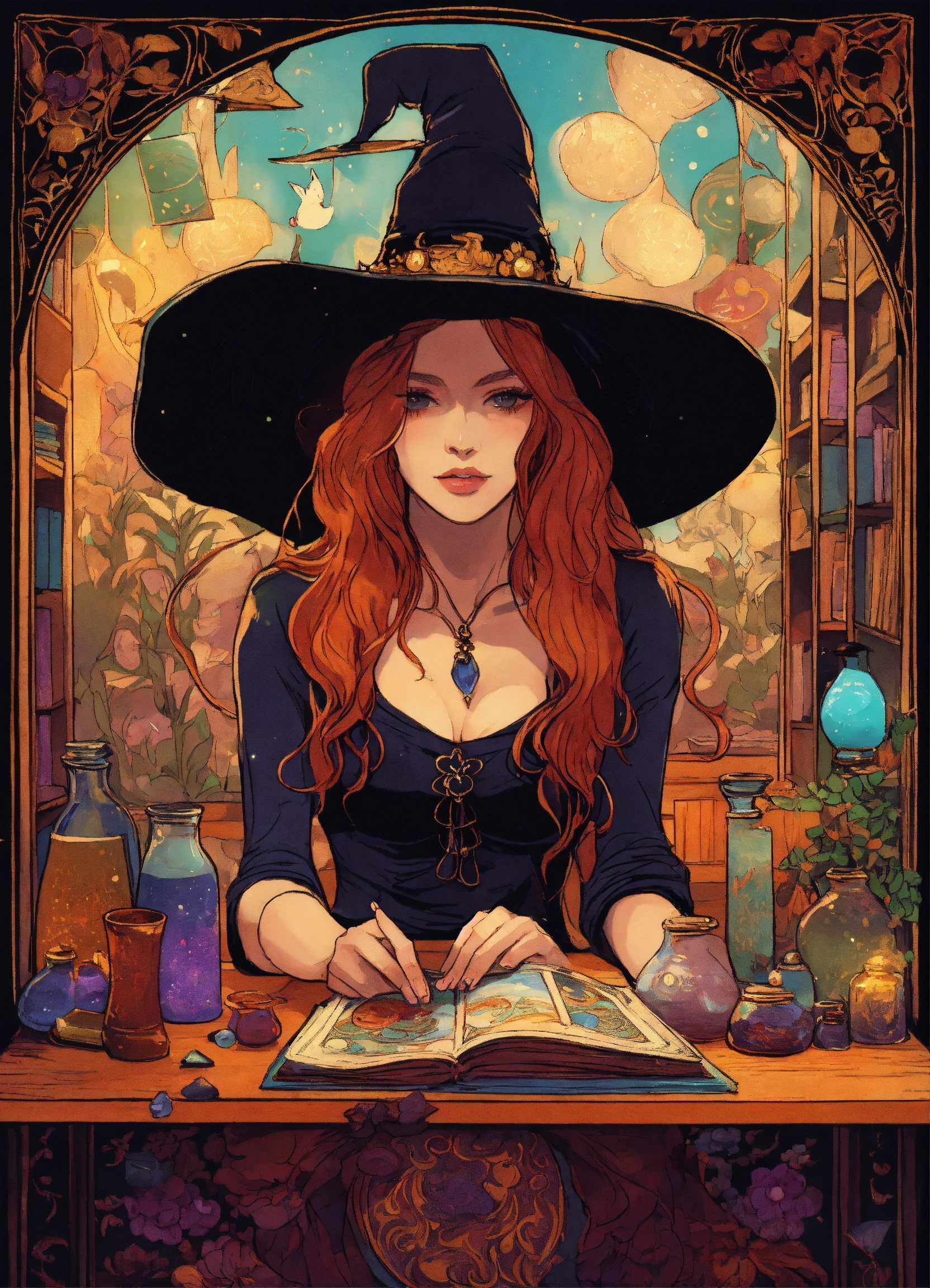 Lexica - Art nouveau artistic image of a dreamlike artistic image of ...