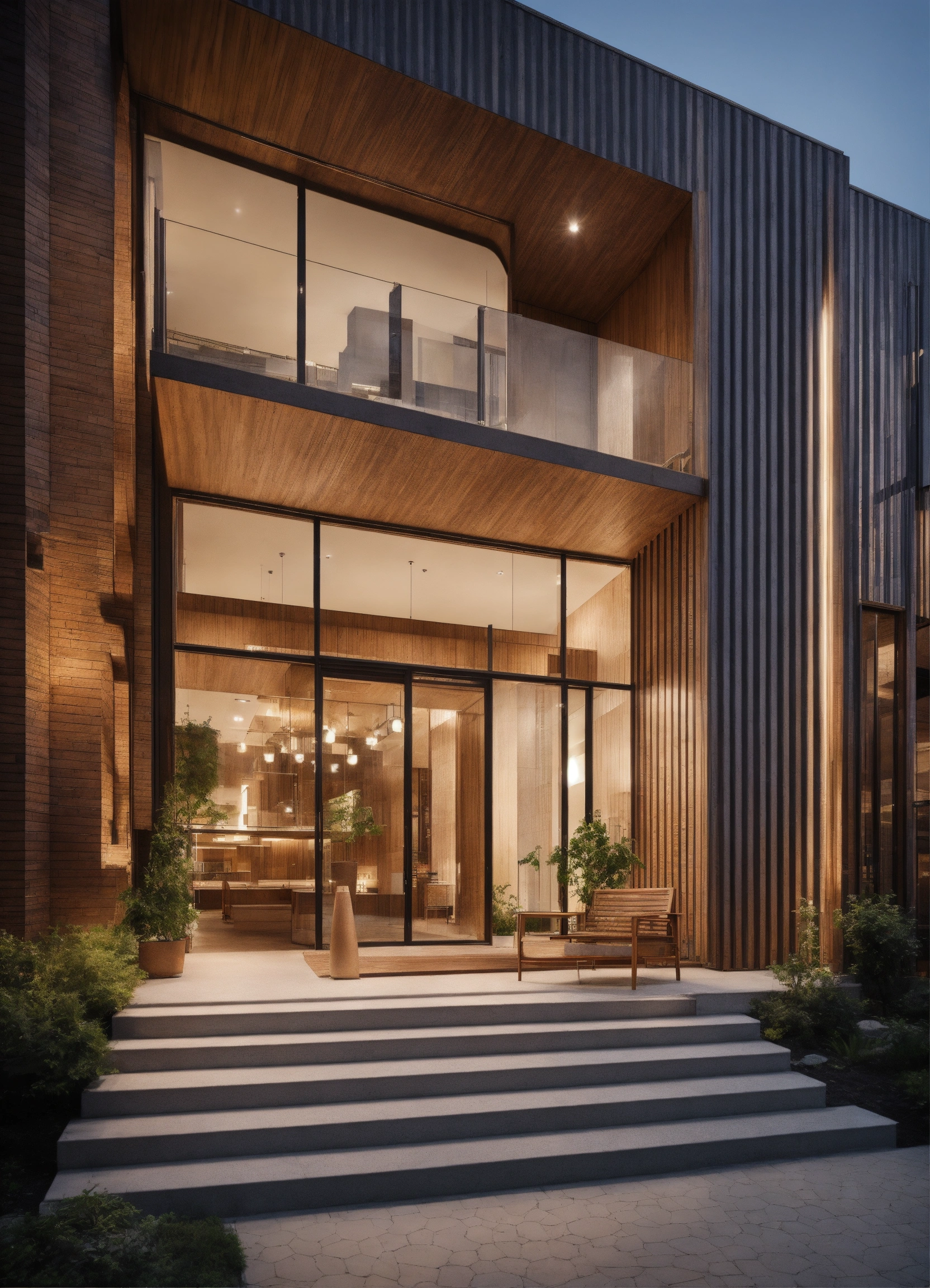 Lexica - Reply Drawing inspiration from mid-century modern style, this ...