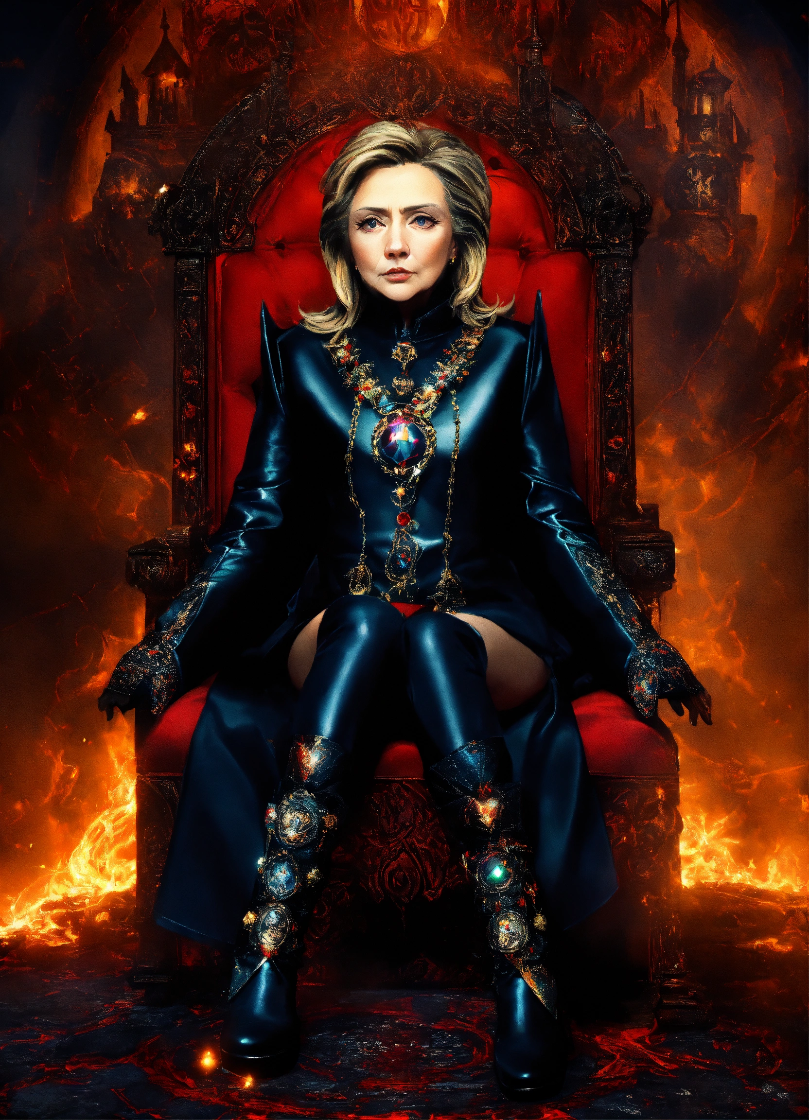 Lexica - Hillary Clinton as a powerful dark satanic supernatural ...