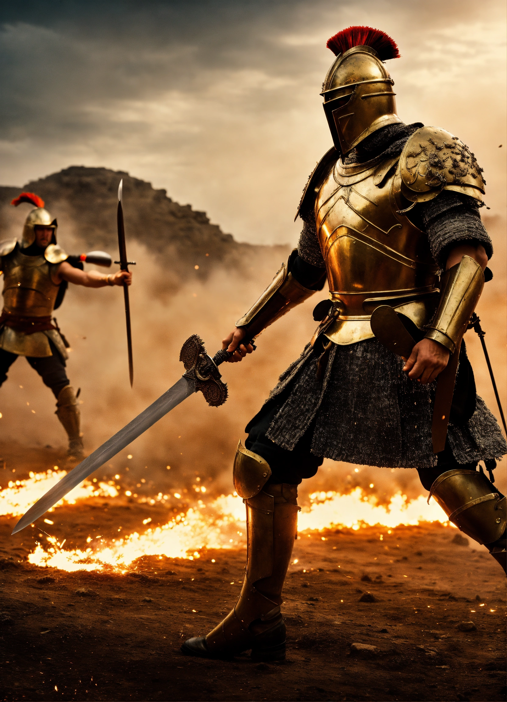 Lexica - Héctor, Aquiles, Clash of metal echoing the battlefield ...