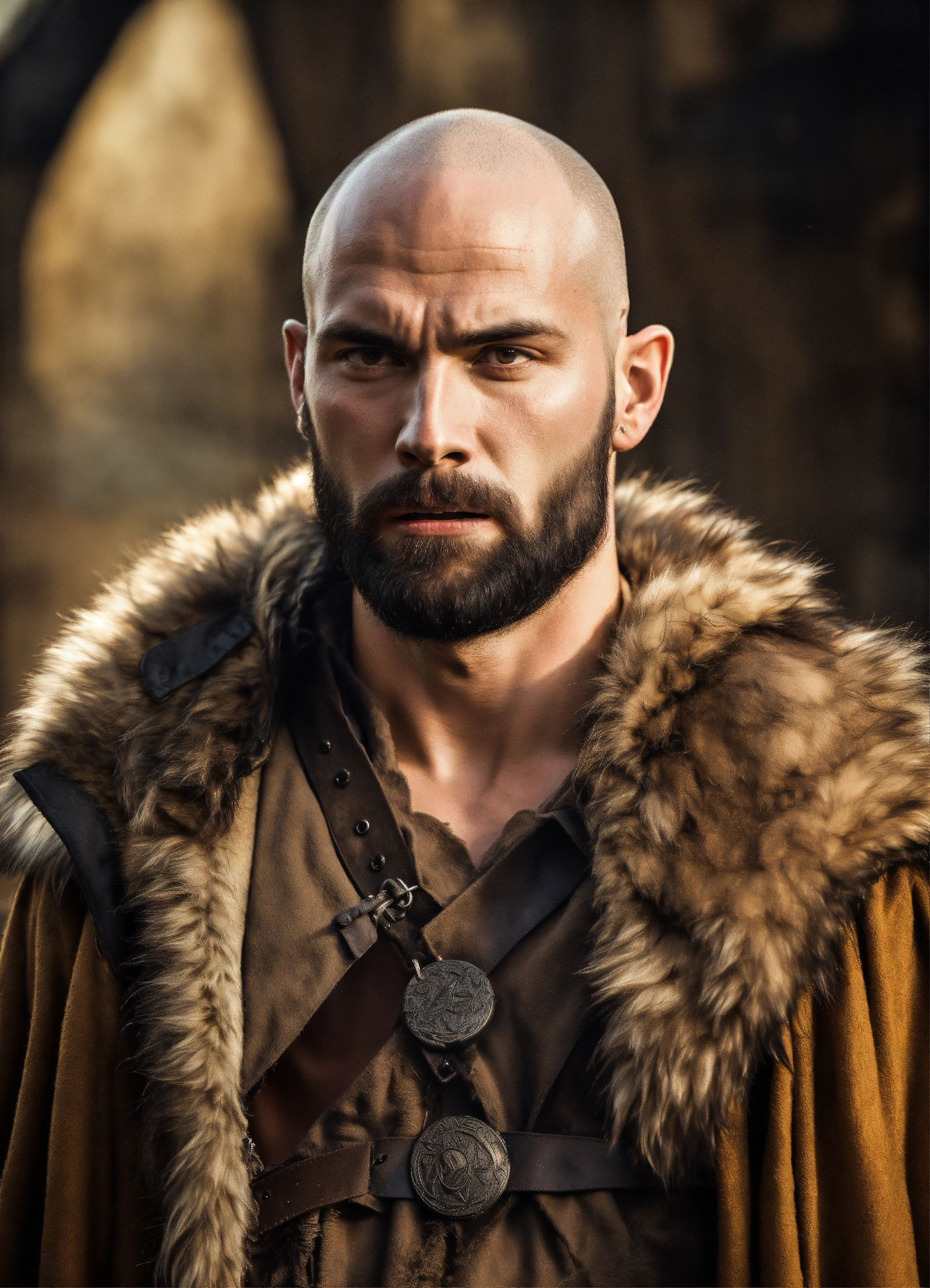 Lexica - In photographic style a rugged scruffy pale german male black ...