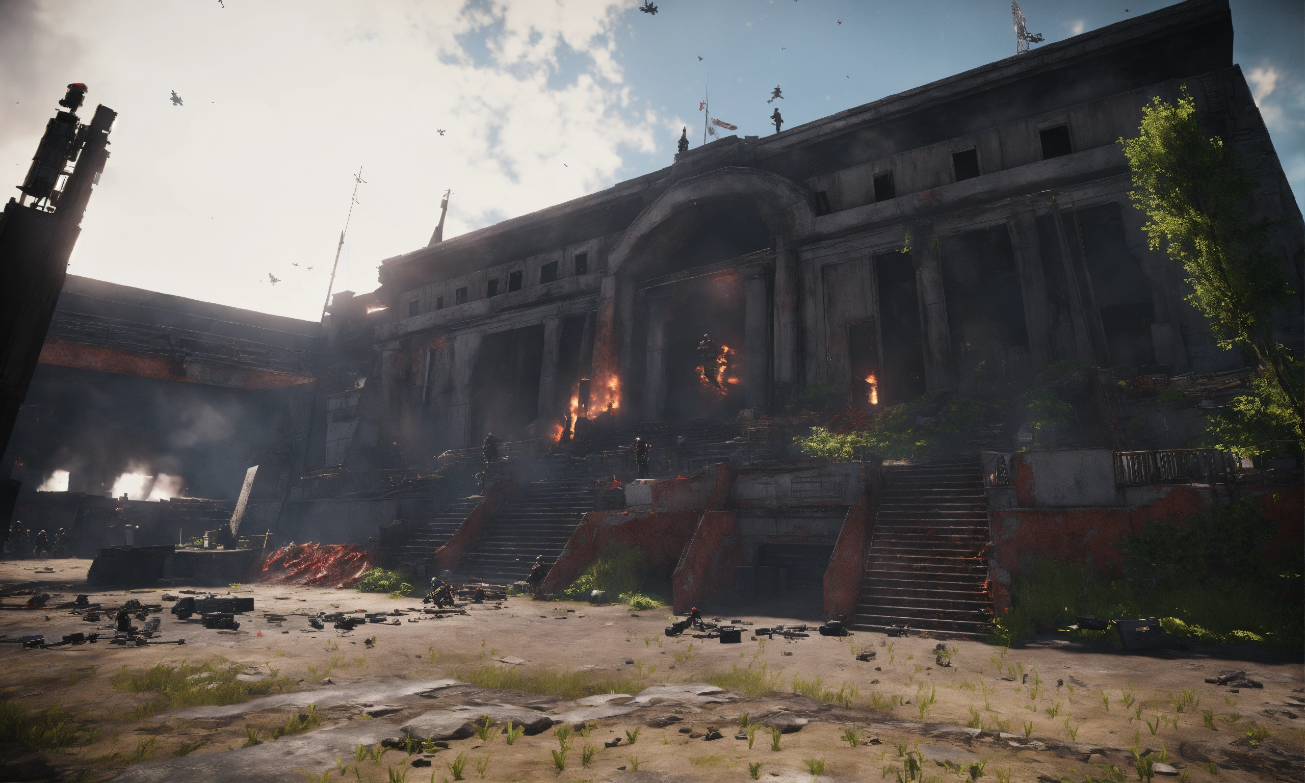 Lexica - Zombie hoard, call of duty warzone verdansk, outside, daytime ...