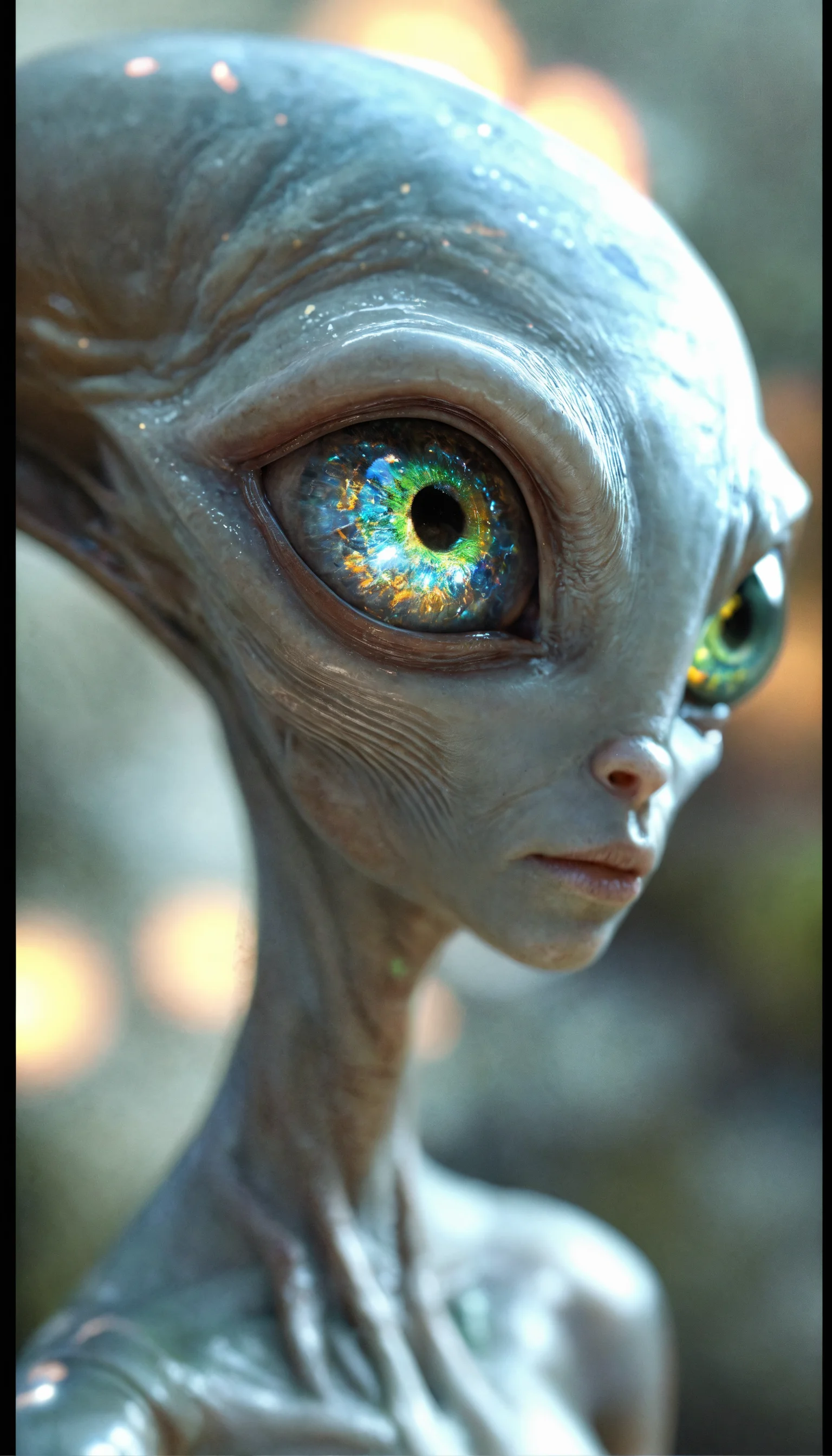 Lexica - The most striking feature of this alien is its eyes, which ...