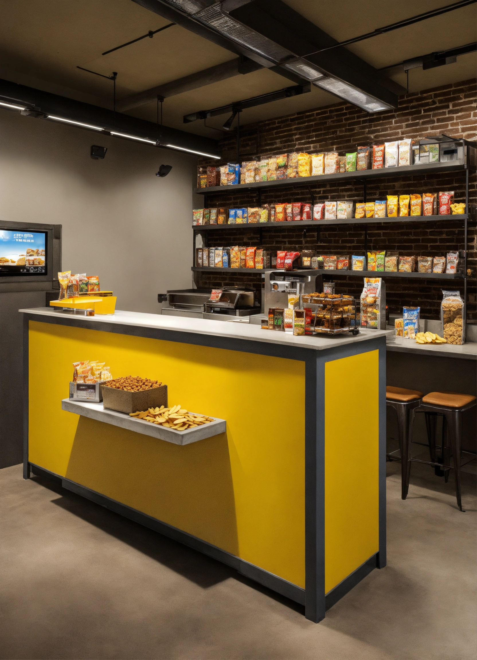 Lexica - A self serve breakroom snack bar with snacks on an easy to ...