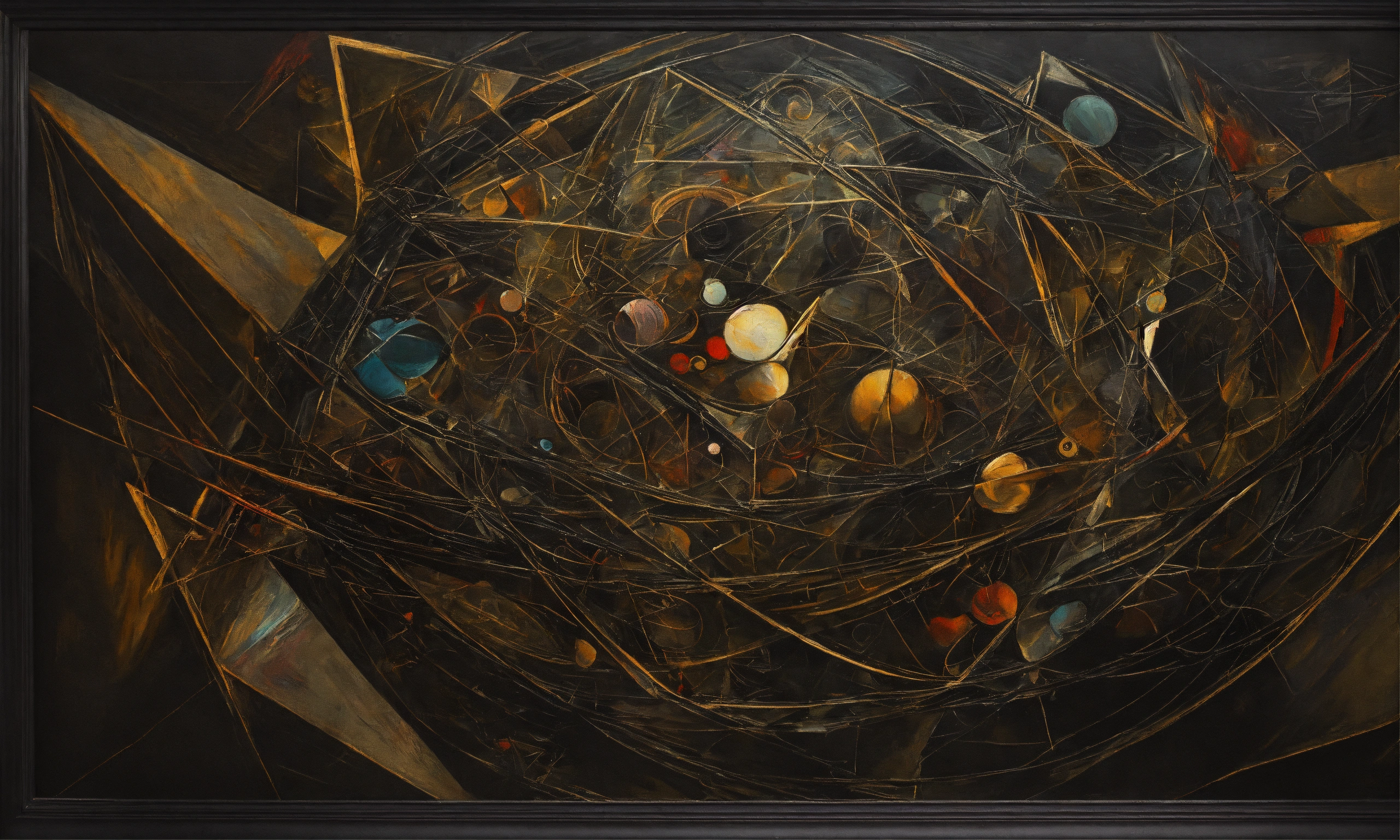 Lexica - Crazy geometric abstract expressionism, detailed painting1930s ...