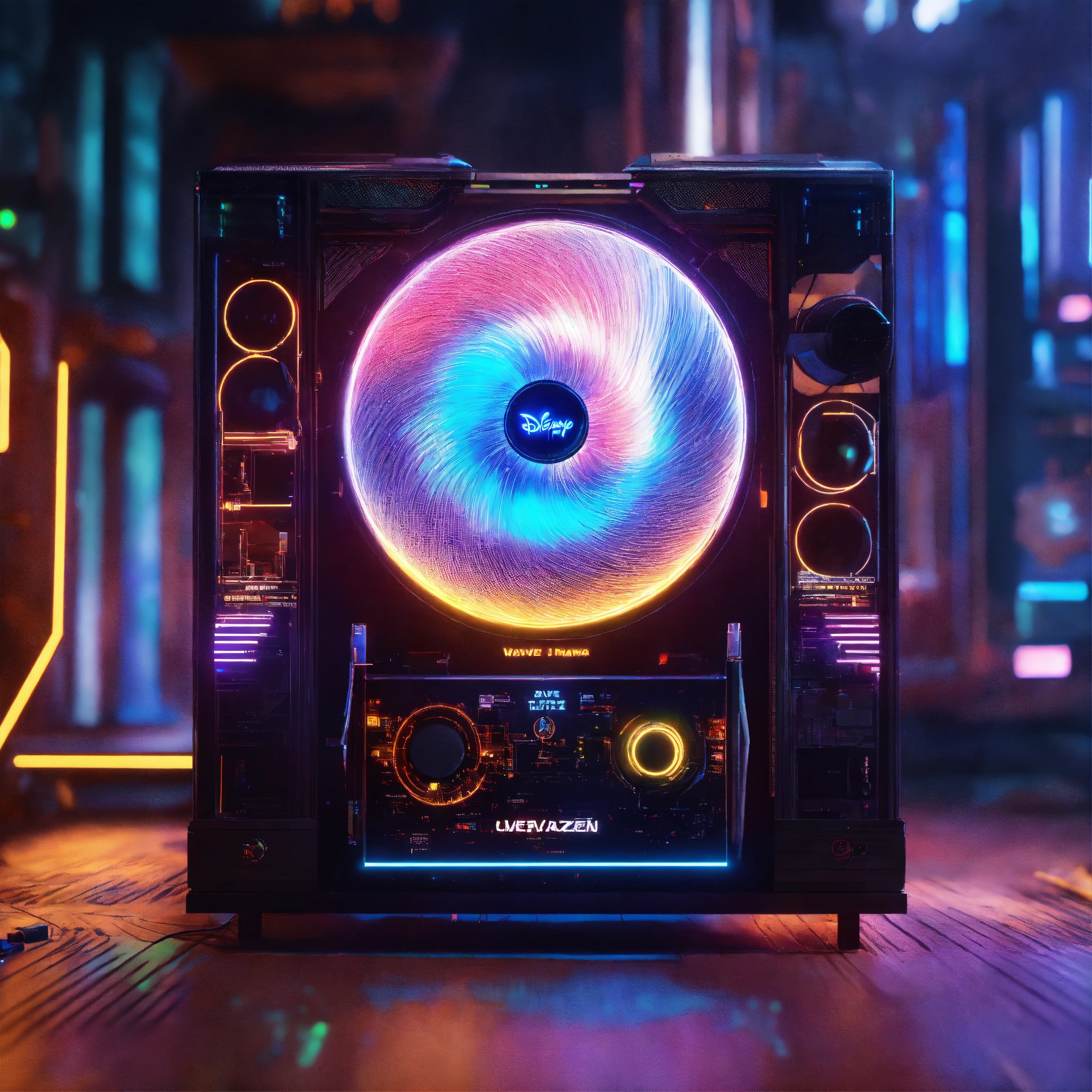 Lexica - A sound visualizer machine with personality, waveform ...