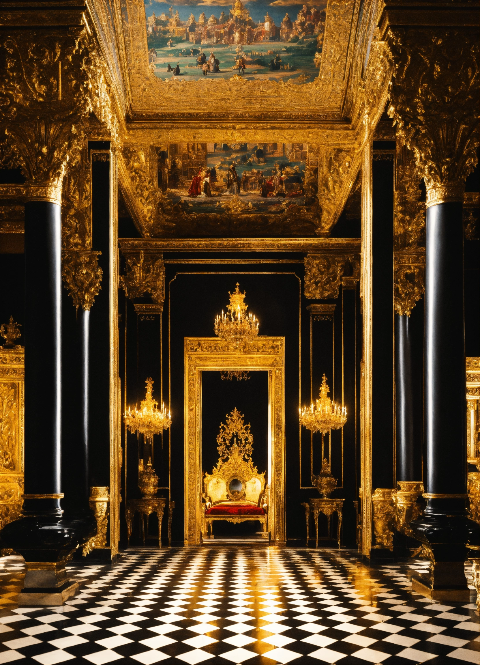 Lexica - Black king royal palace