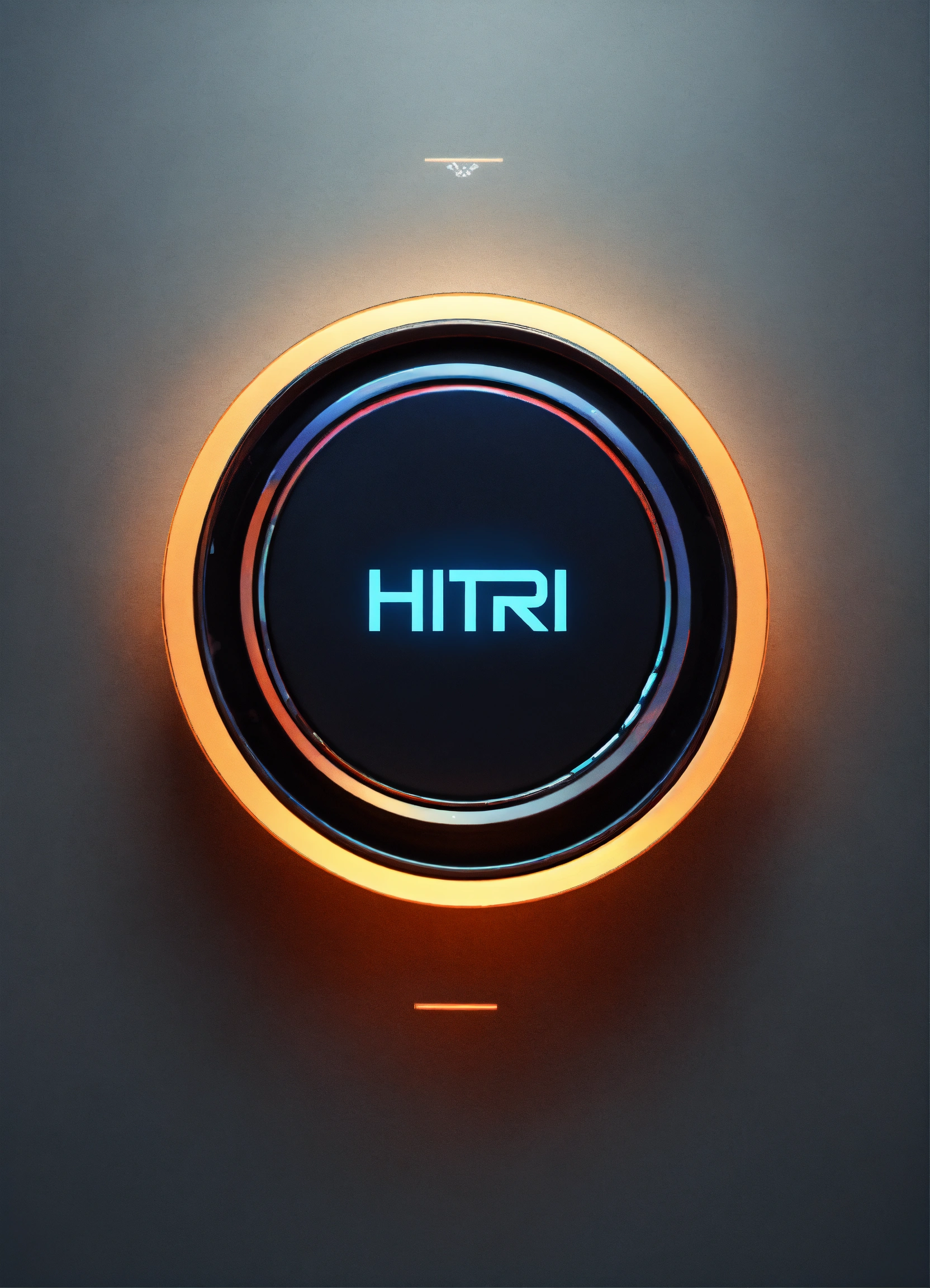 Lexica - A futuristic button (hint), elegant, ultracontemporary, hight-tech