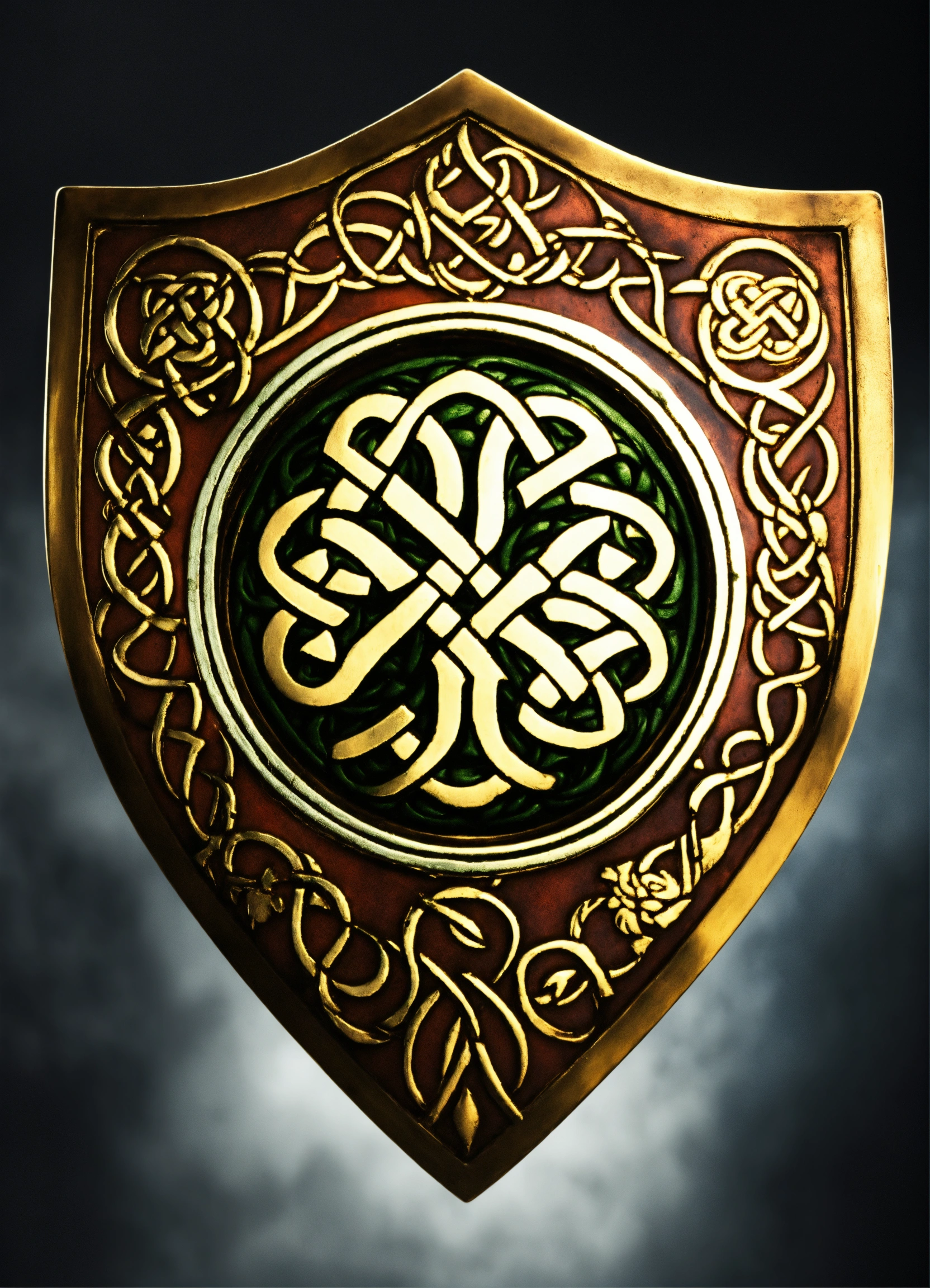 Lexica - Celtic crest metal sheild