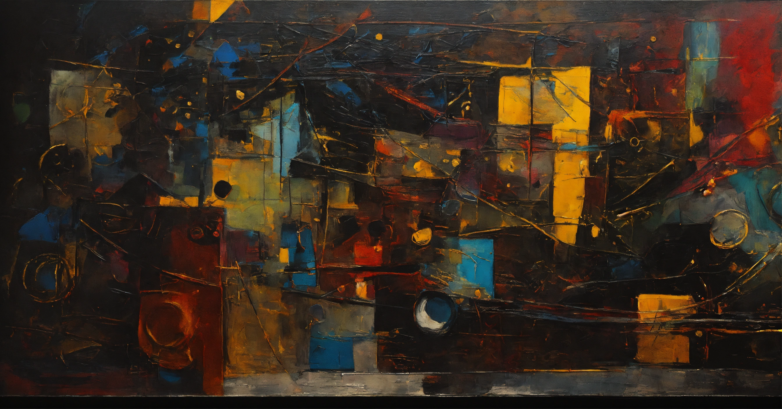 Lexica - Henry Taylor (artist) crazy geometric abstract expressionism ...