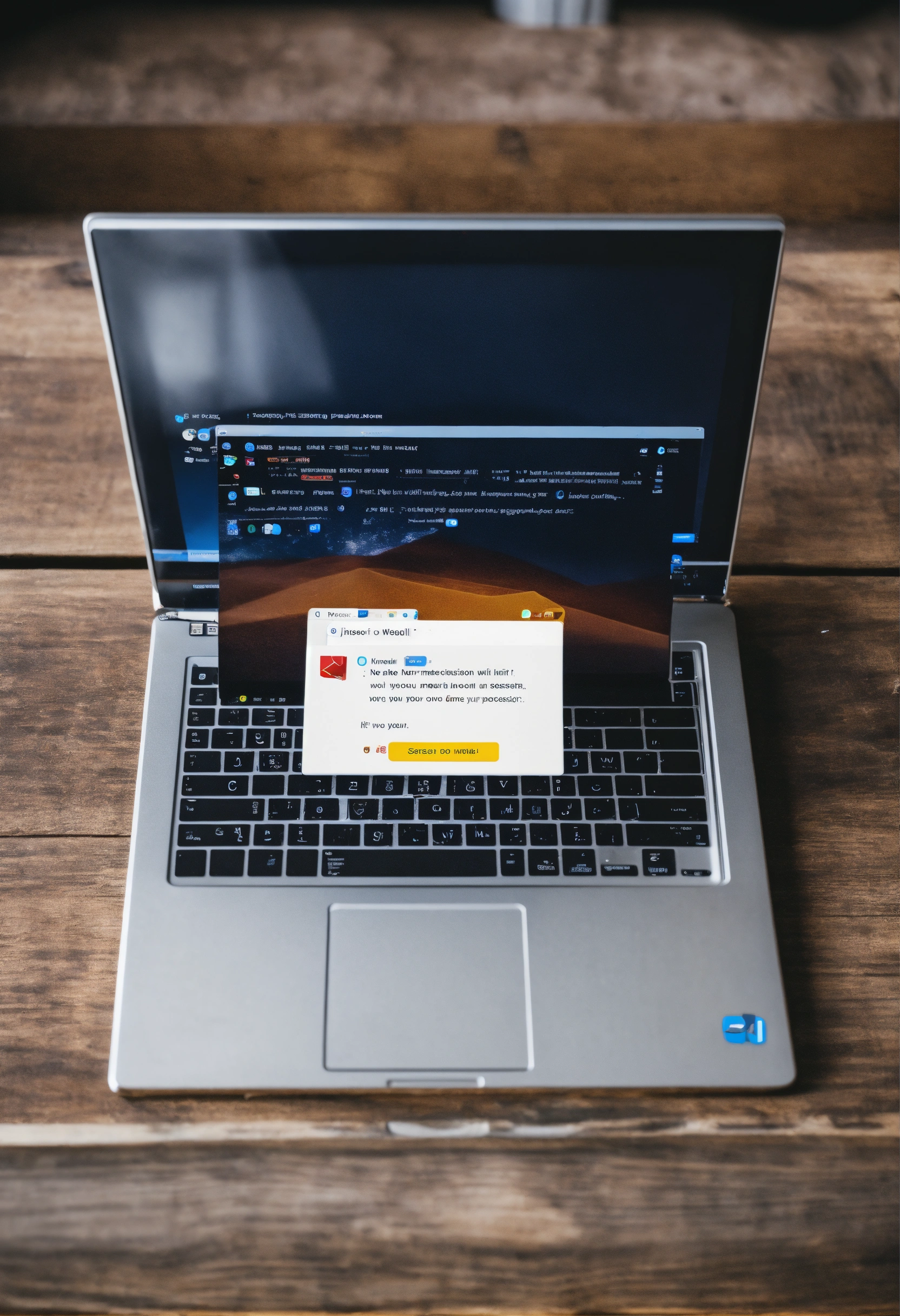 Lexica - Laptop with open email message