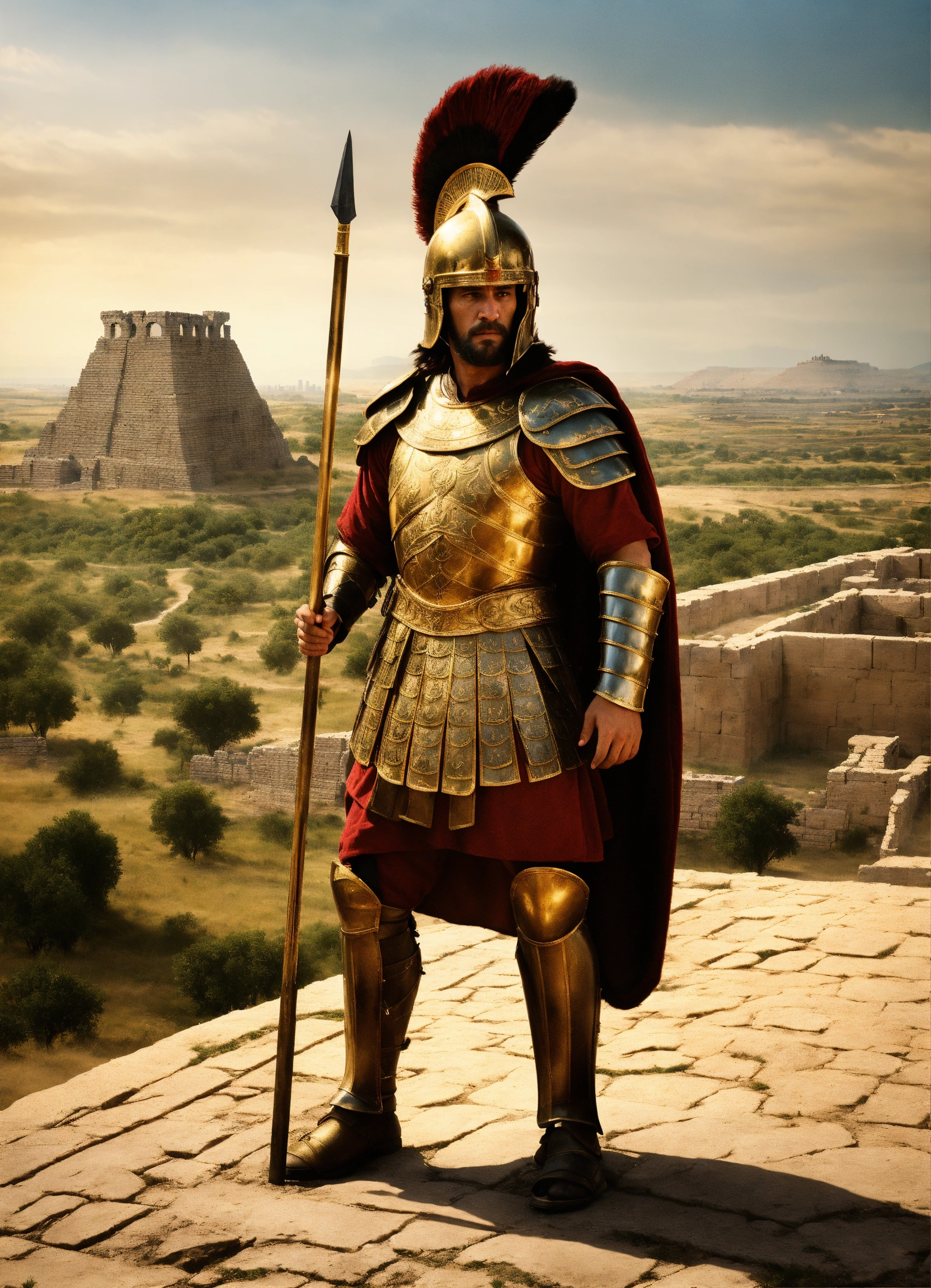 Lexica - Agamenón, a tall and imposing leader with strong and ...