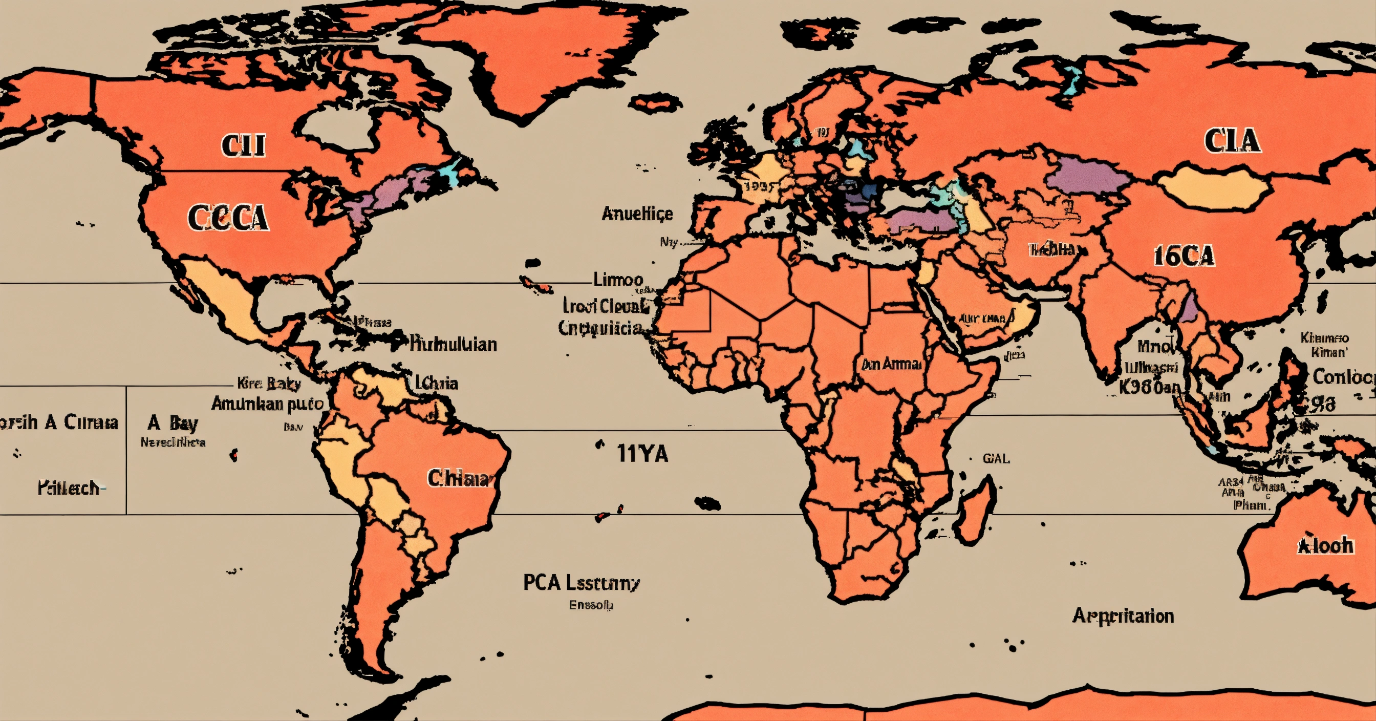 Lexica - Create an image that reflects the tumultuous history of CIA ...