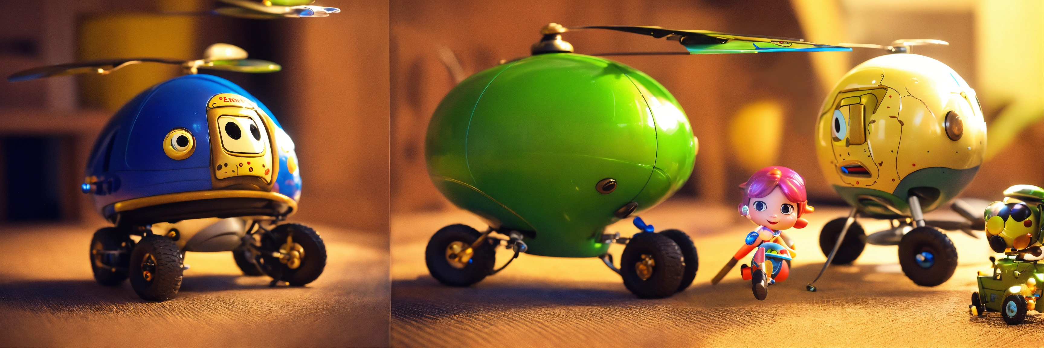 Lexica - Wind-up Toy, Pixar-style