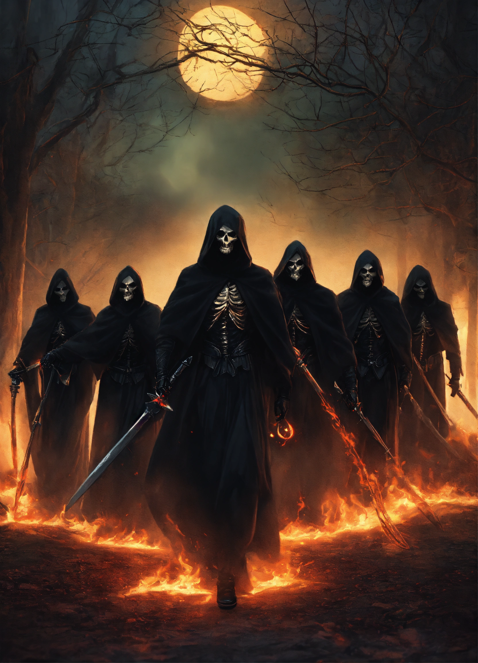 Lexica - Six Grim Reapers stealing souls