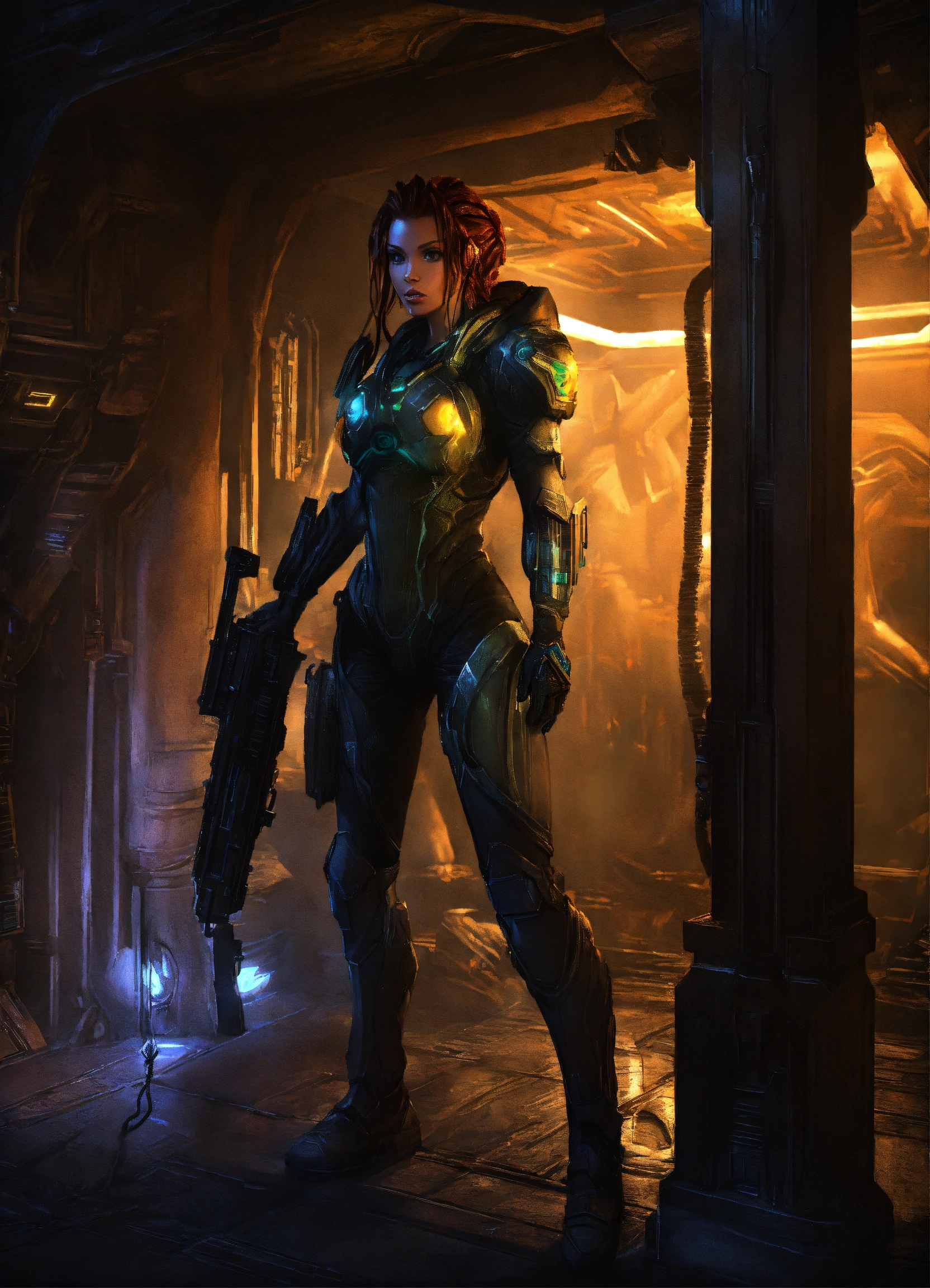 Lexica - Sarah kerrigan starcraft ghost hiding in the shadows
