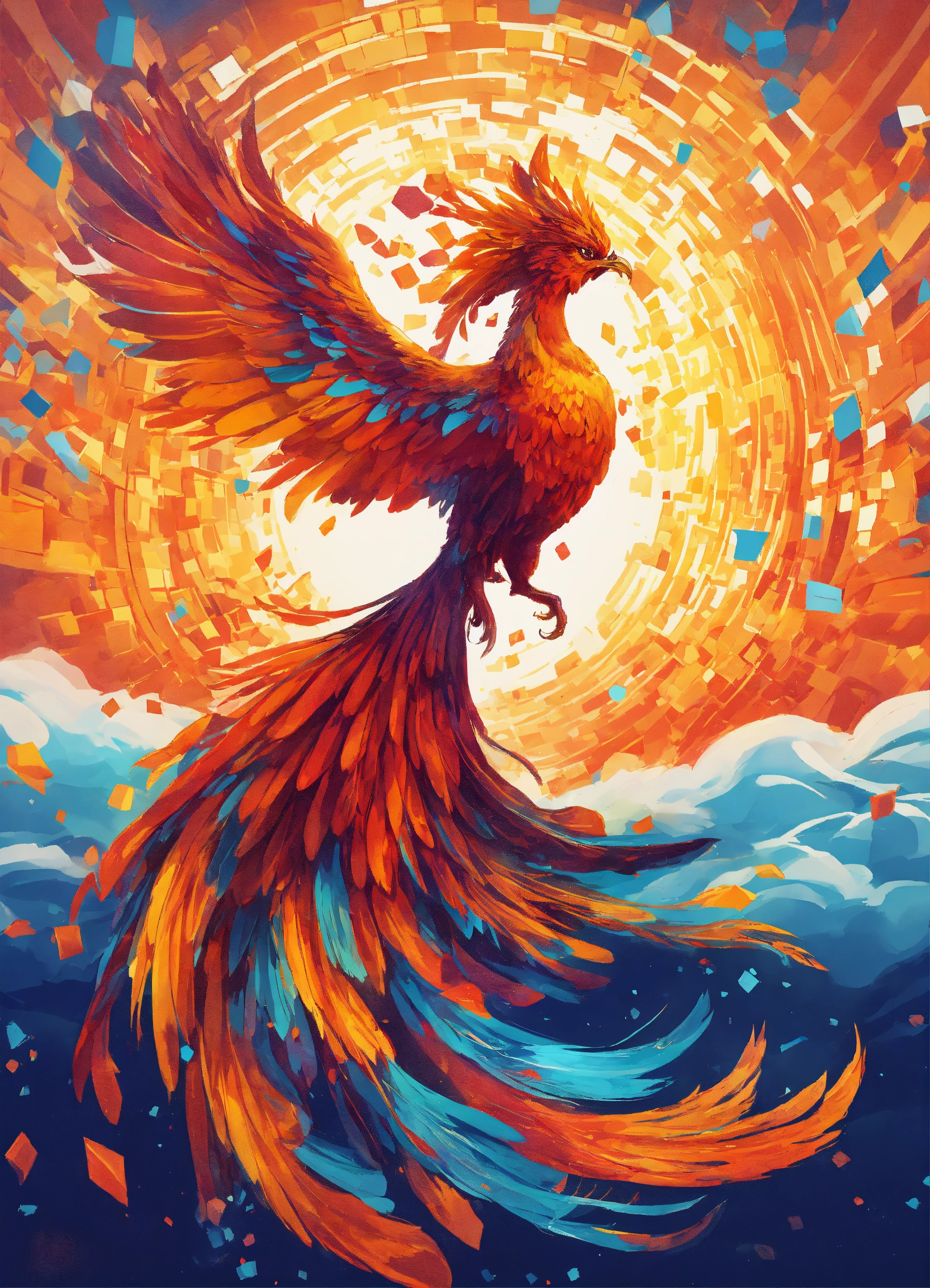 Lexica - Create an image that symbolizes the rebirth of data science ...