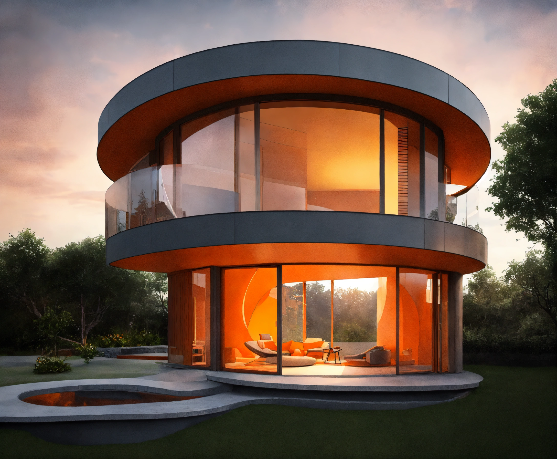 Lexica - Designing an orange-inspired home with an emphasis on lots of ...
