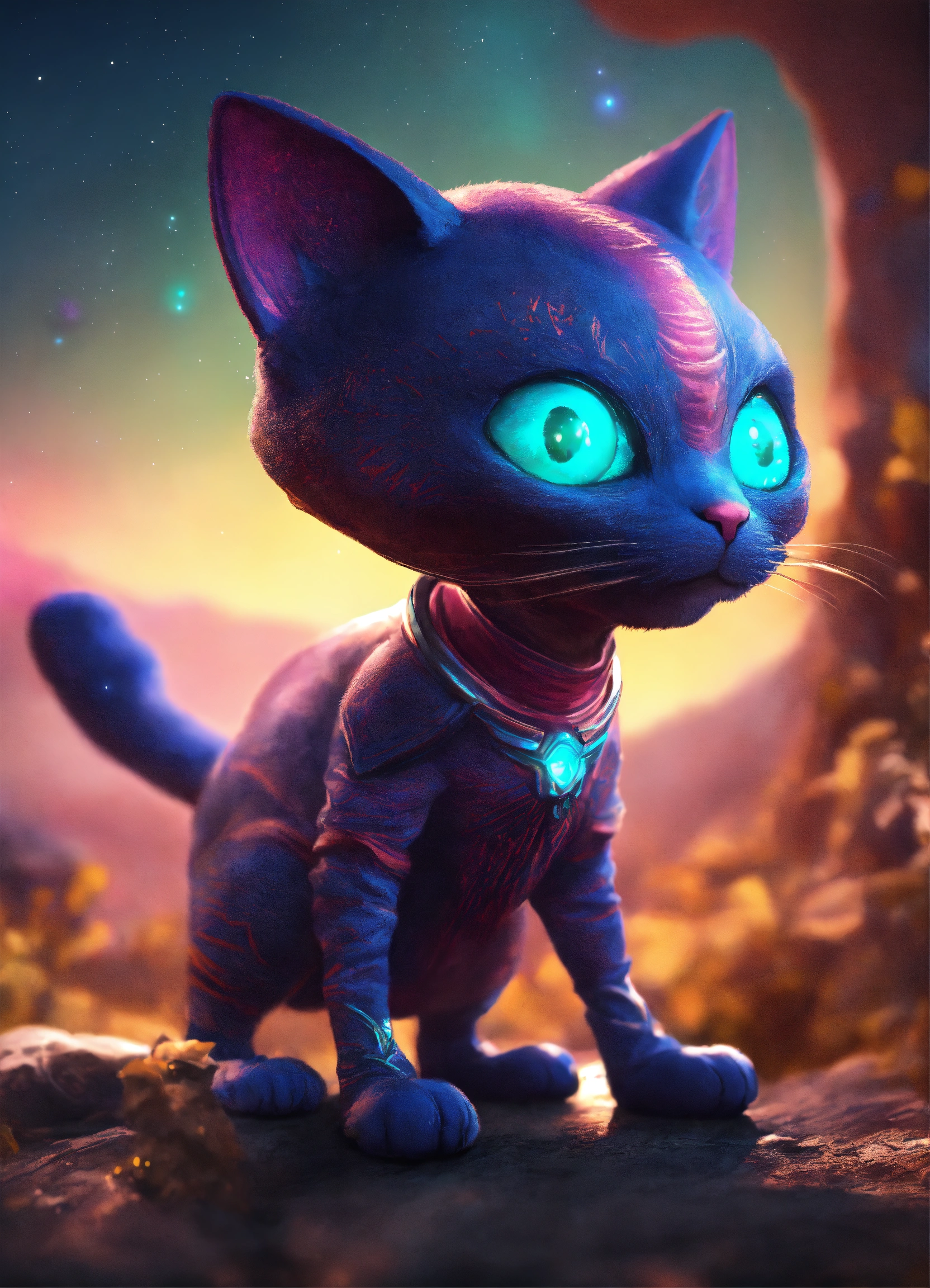 Lexica - Extraterrestrial fantasy, mystical, cute and friendly ...