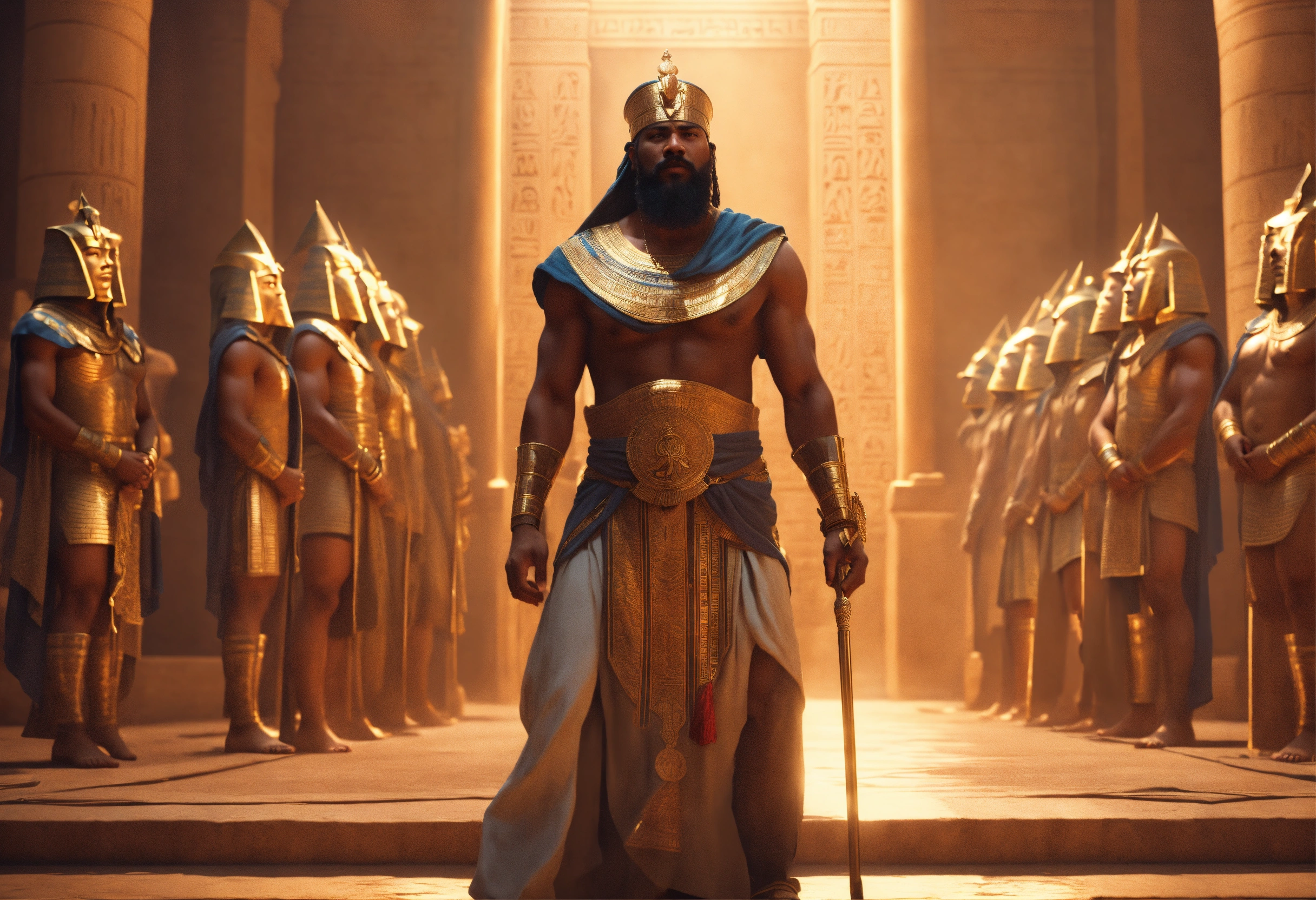 Lexica - Moses young strong man is arrested by pharaoh's guards, in ...