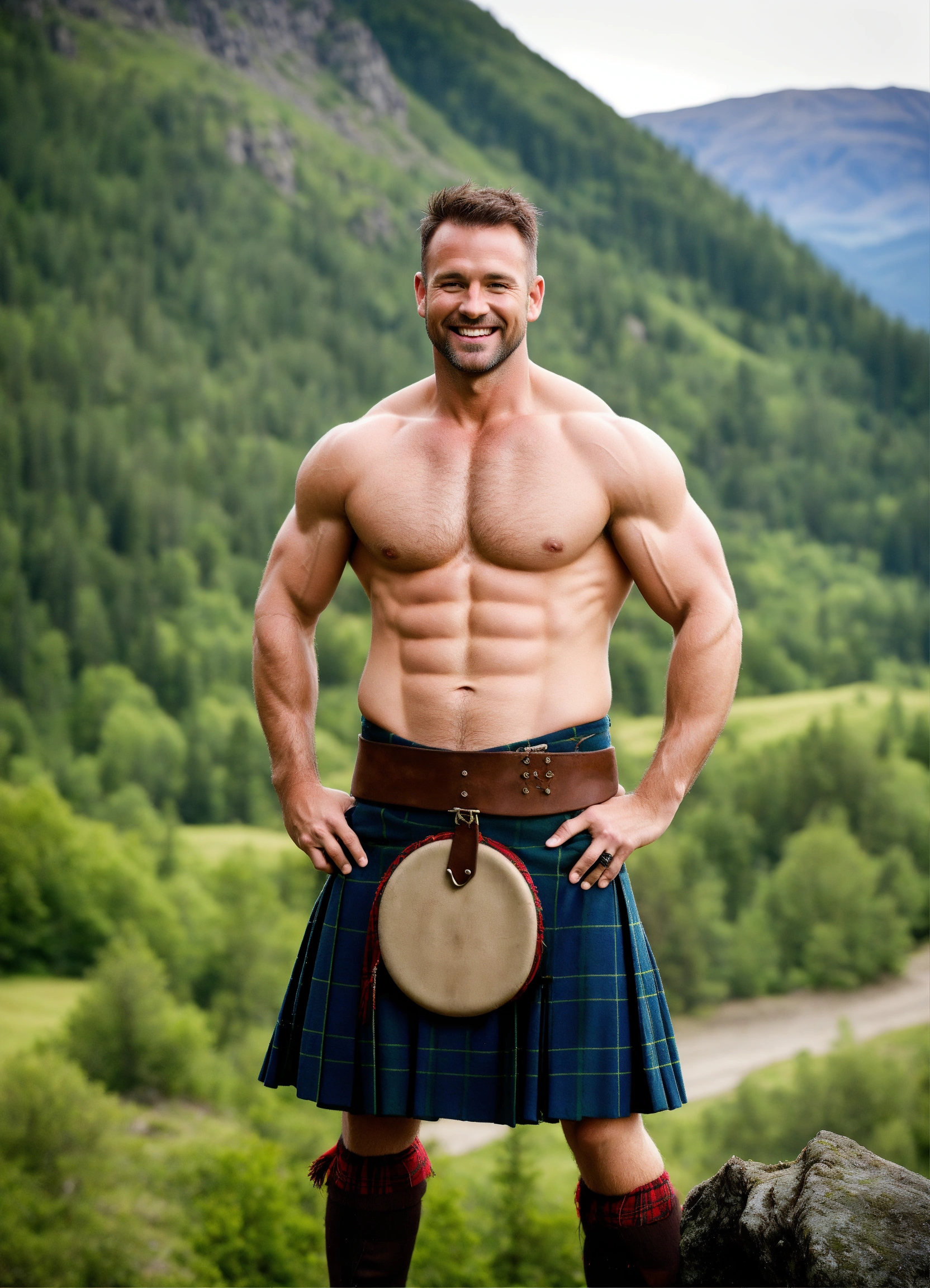 Lexica - Muscular and medium build, brown haired 38 year old Scottish ...