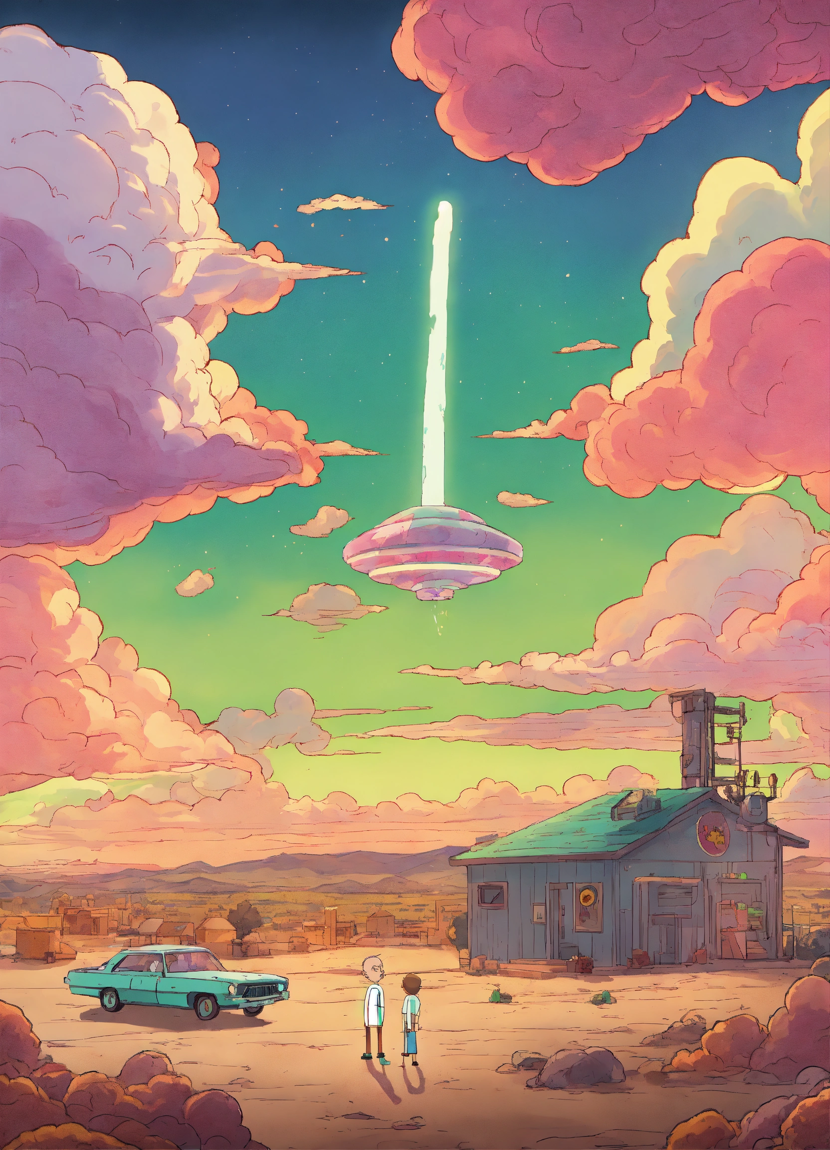 Lexica - Nuage de gaz de la serie Rick et Morty saison 2 épisode 2 ...