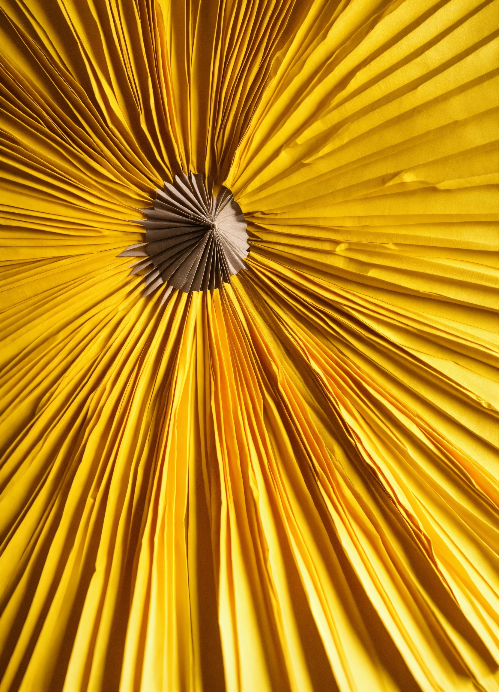 Lexica - Yello pleated paper fans