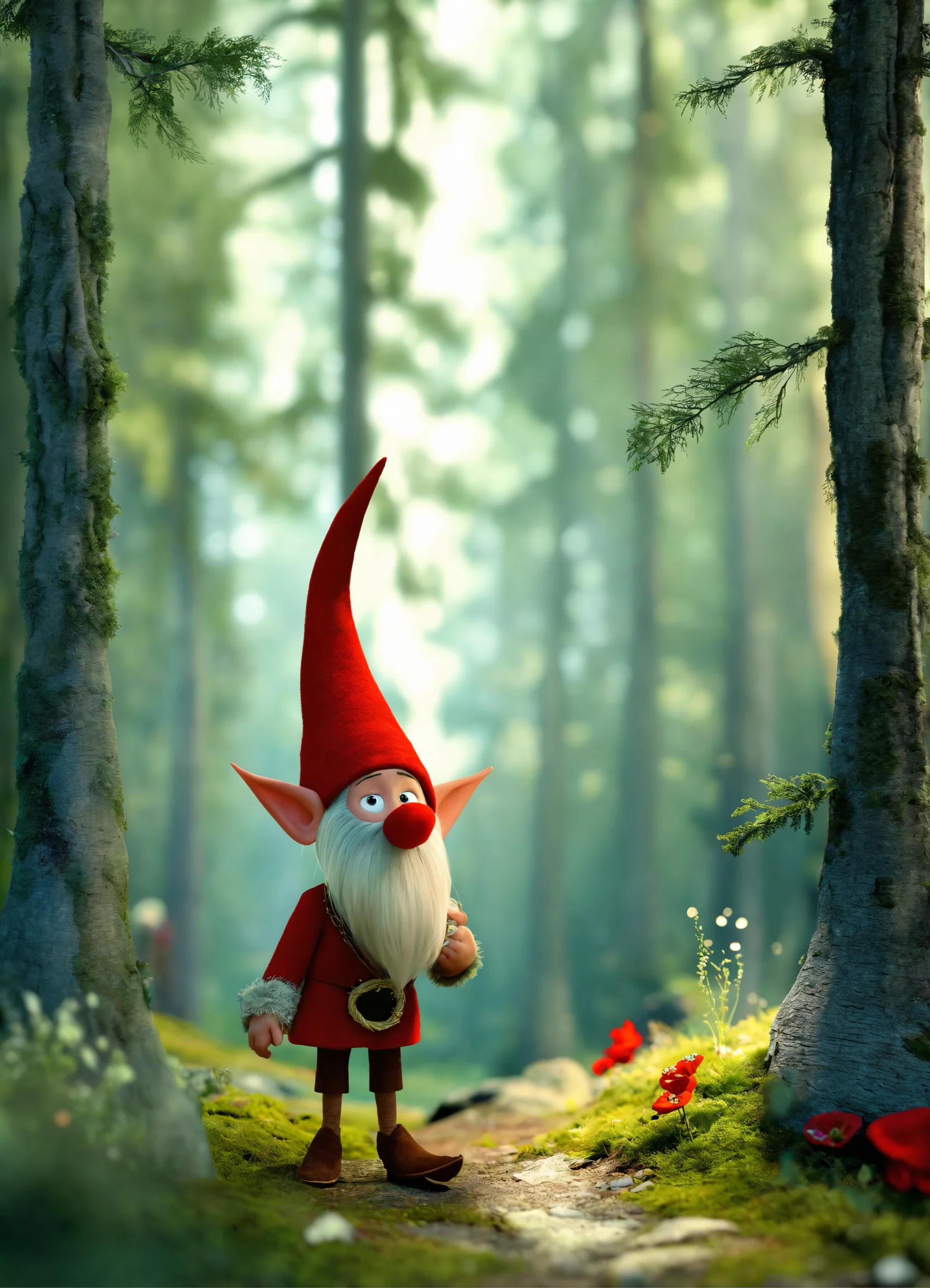 Lexica - Pixar cartoon of a mythical Young male nisse in a norwegian ...
