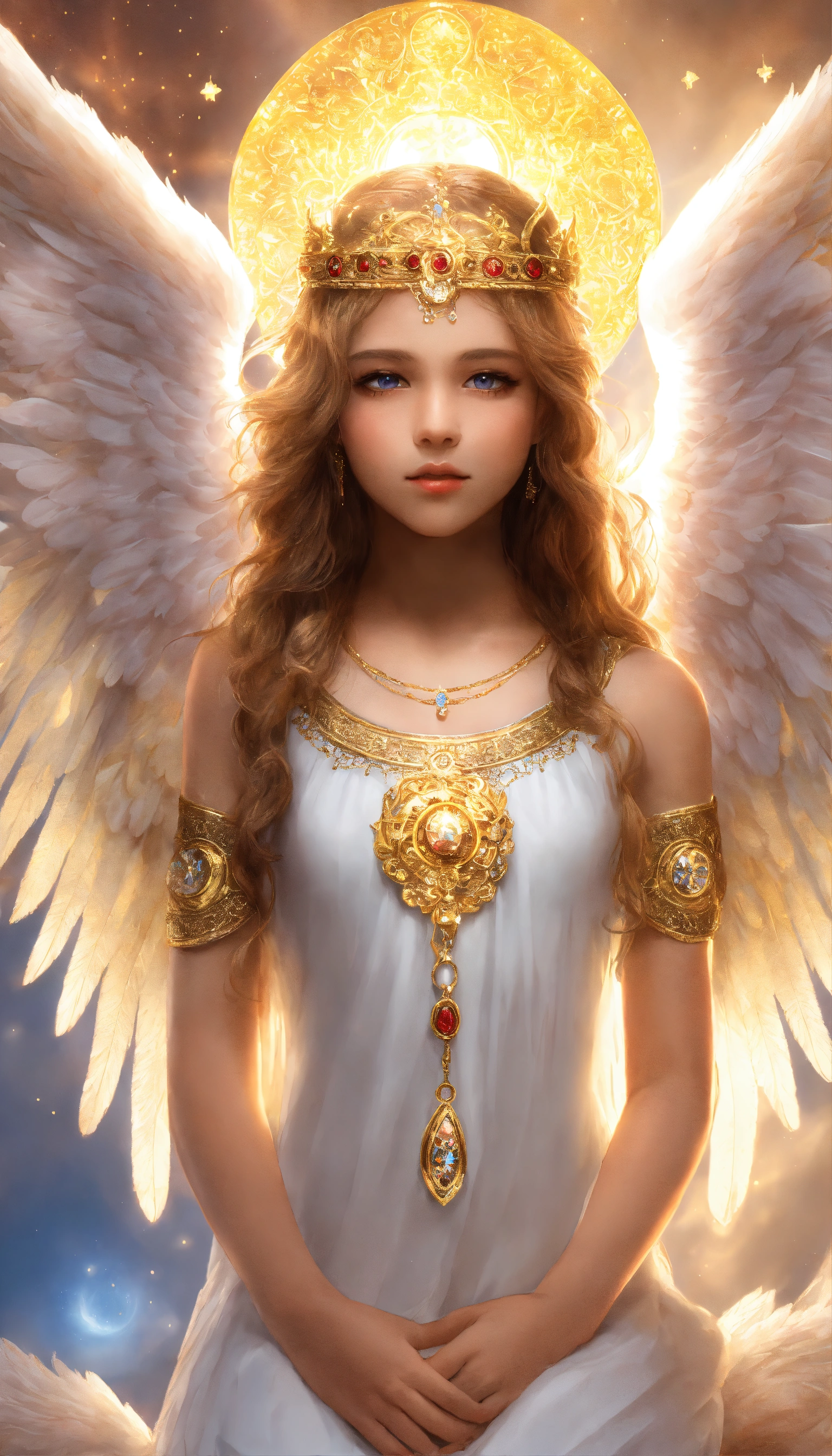 Lexica - Beings of light, priestess children with wings, perfect ...