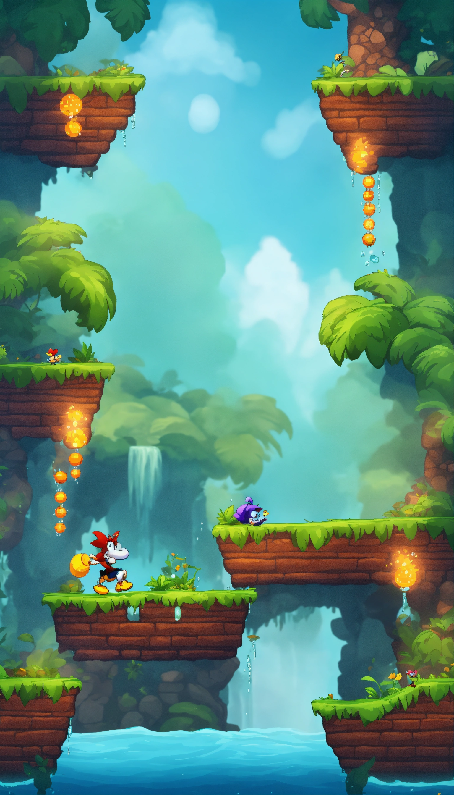 Lexica - 2d Rayman-style platform game with water scenes