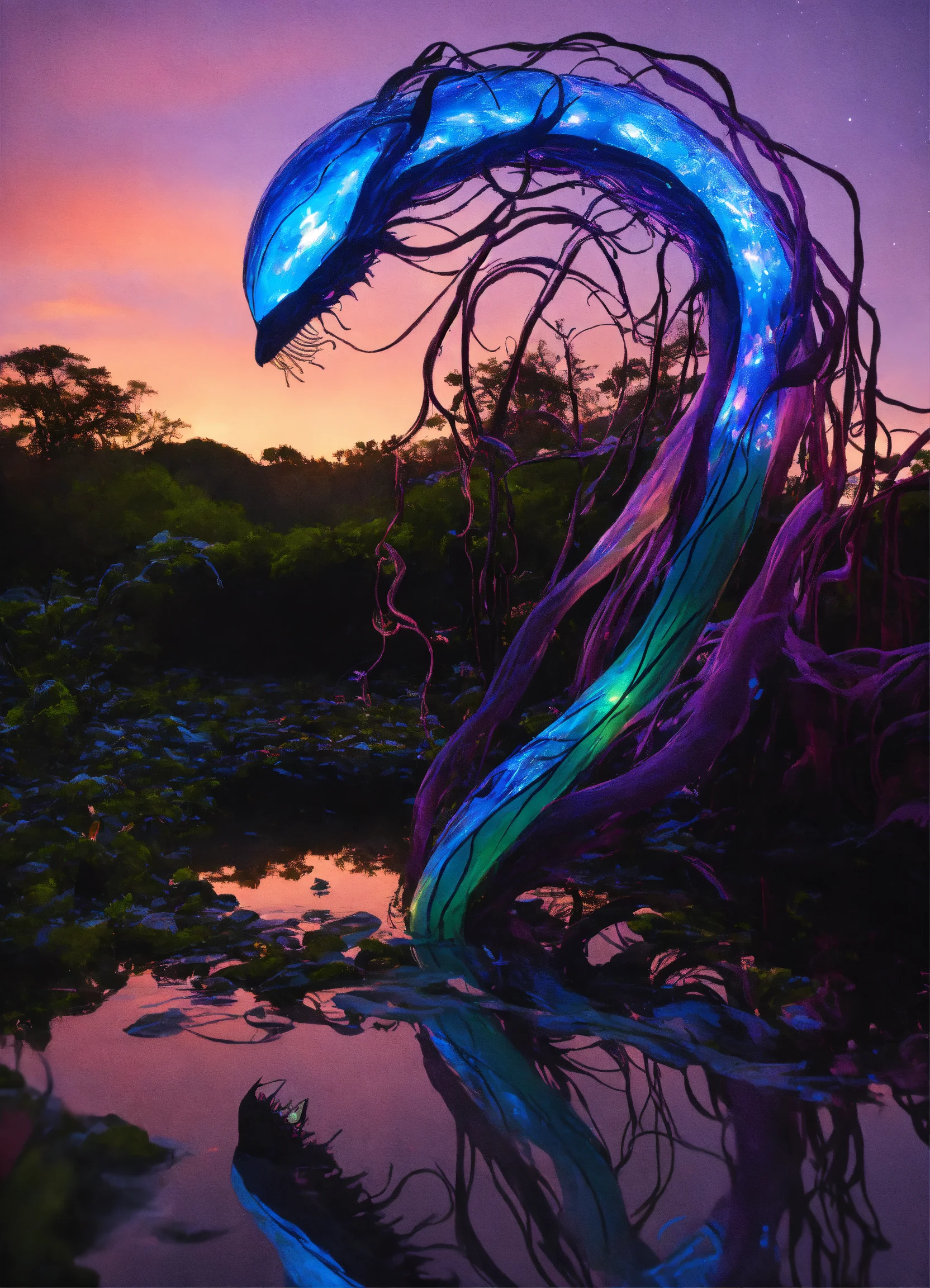 Lexica - A dazzlingly shimmering sonic symbiote radiates bioluminescent ...