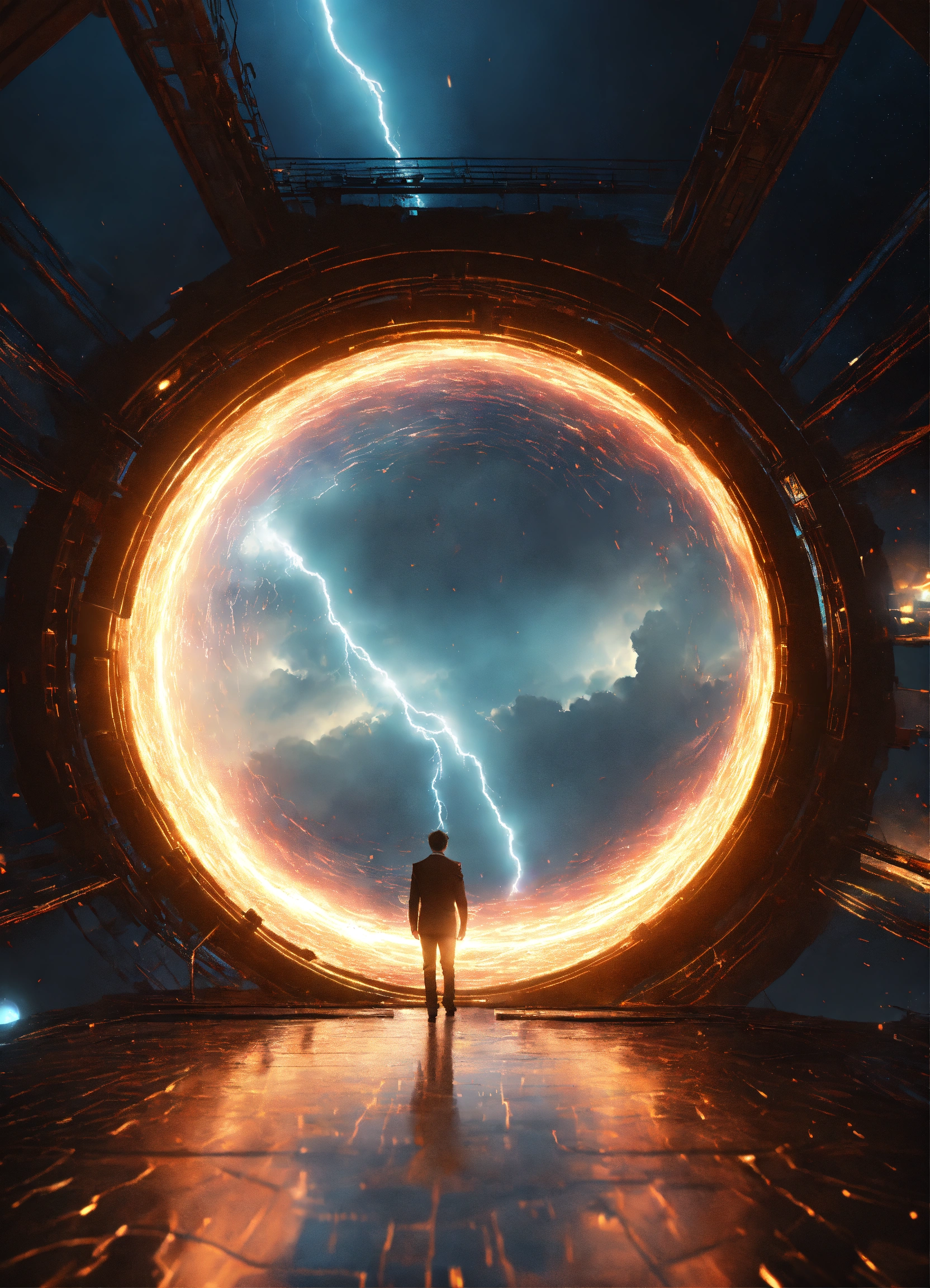 Lexica - Time jumping at lightning speed through a wormhole portal ...