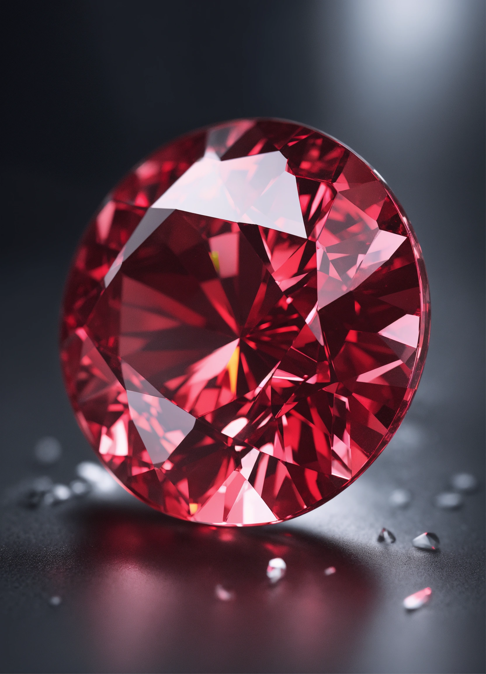 Lexica - Create a hyper-realistic 4K image showcasing a lapidated ruby ...