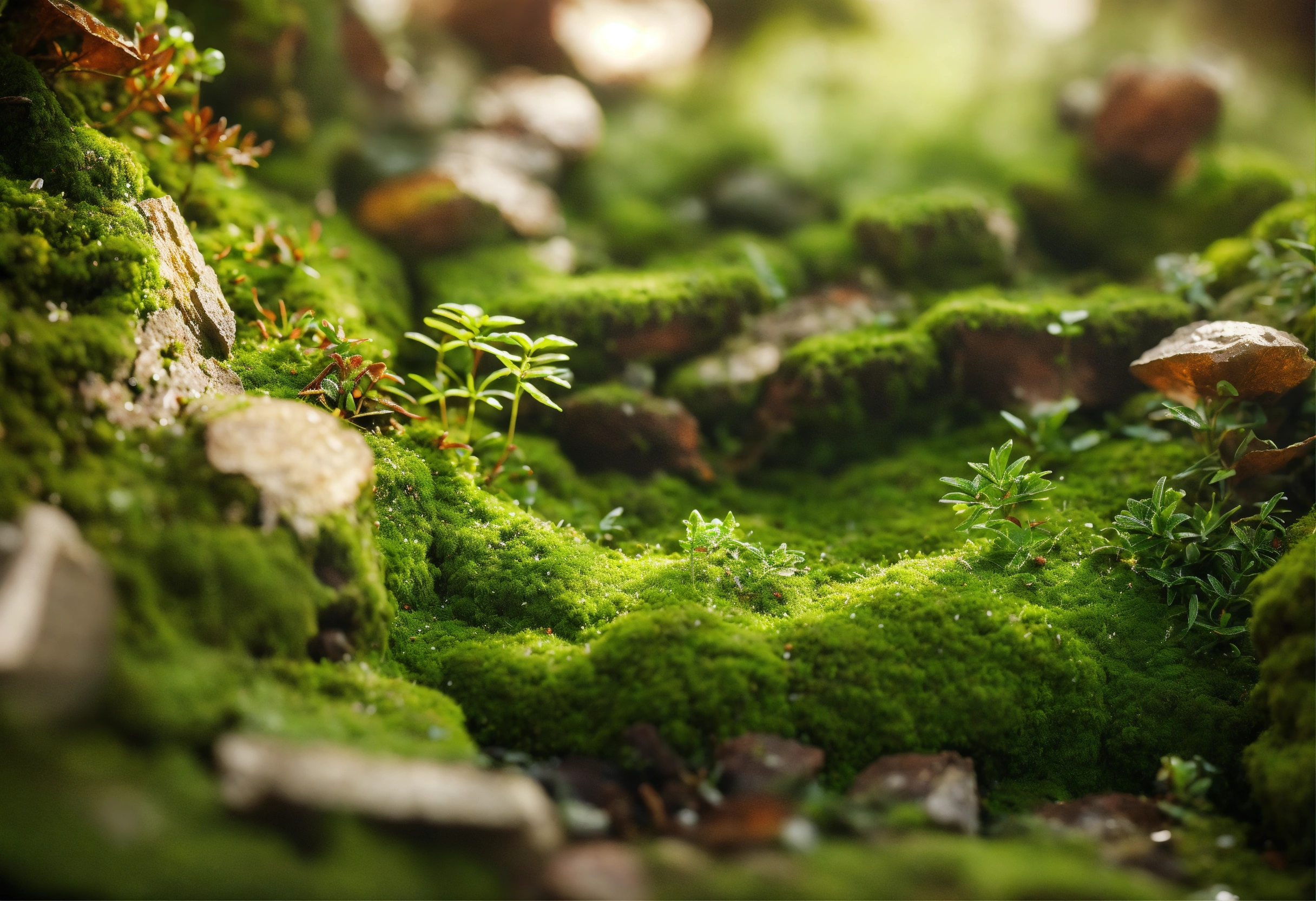 Lexica - Moss wall art, 8k