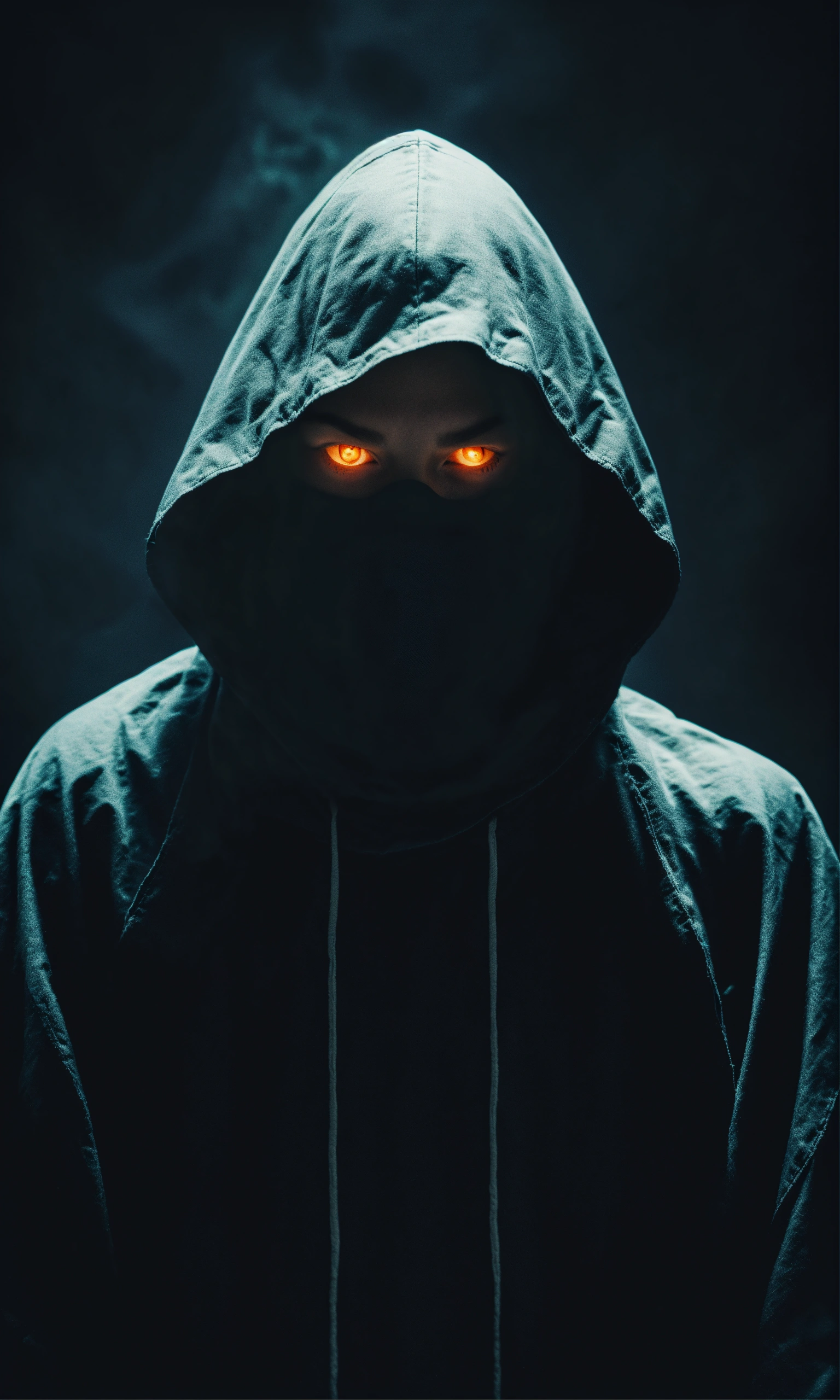 Lexica - Portrait of a scary ghost with hood