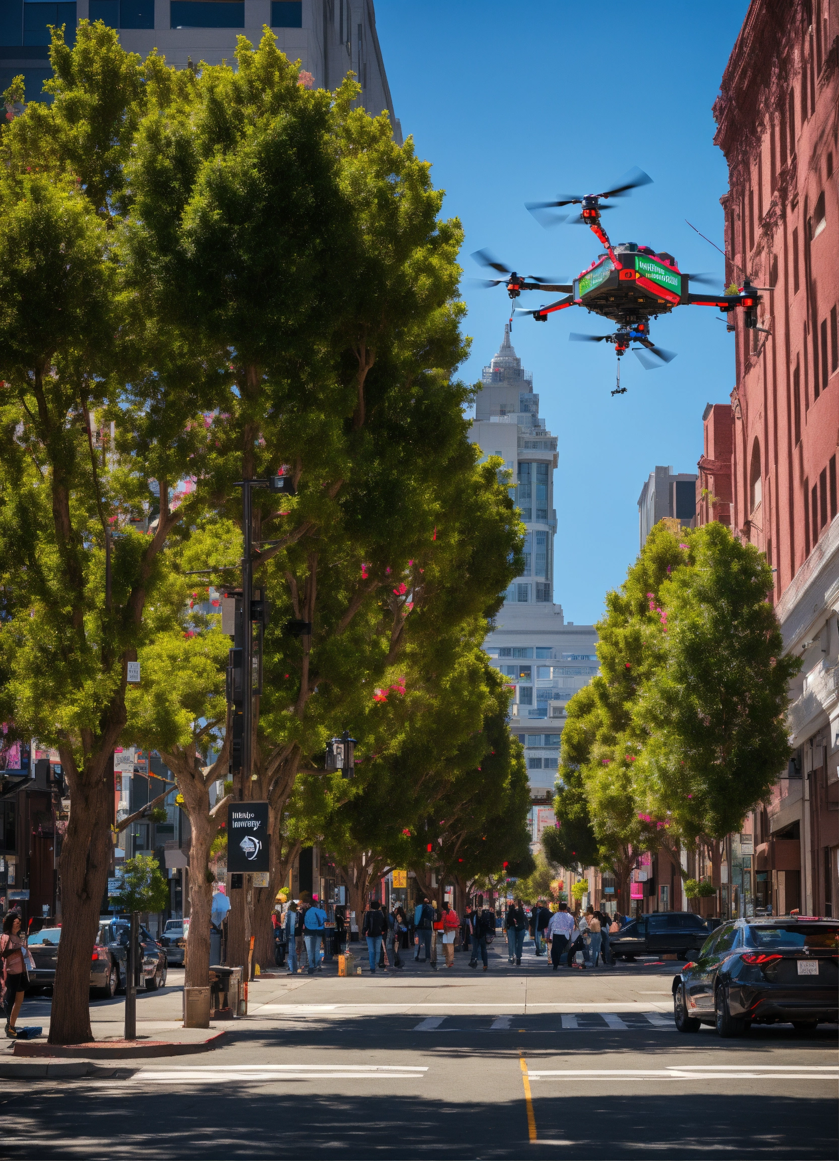 Lexica - Welcome to SF innovation alley sign welcoming people, with ...