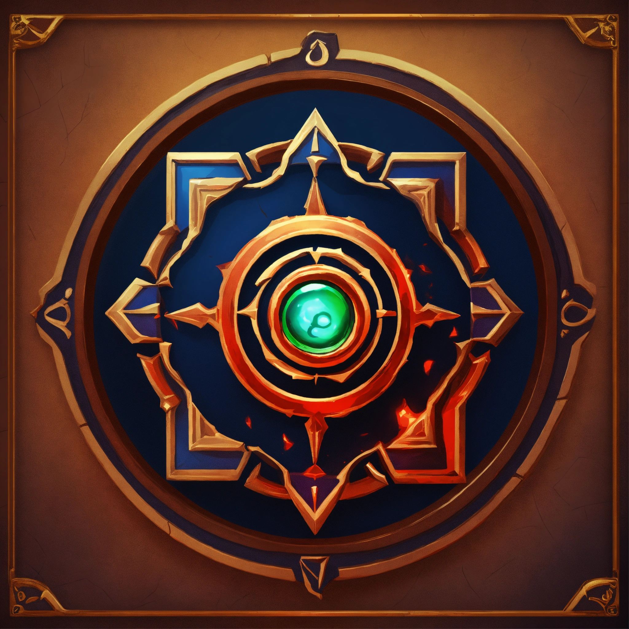 Lexica - Spell fear, game icon, stylized, simple design, digital art