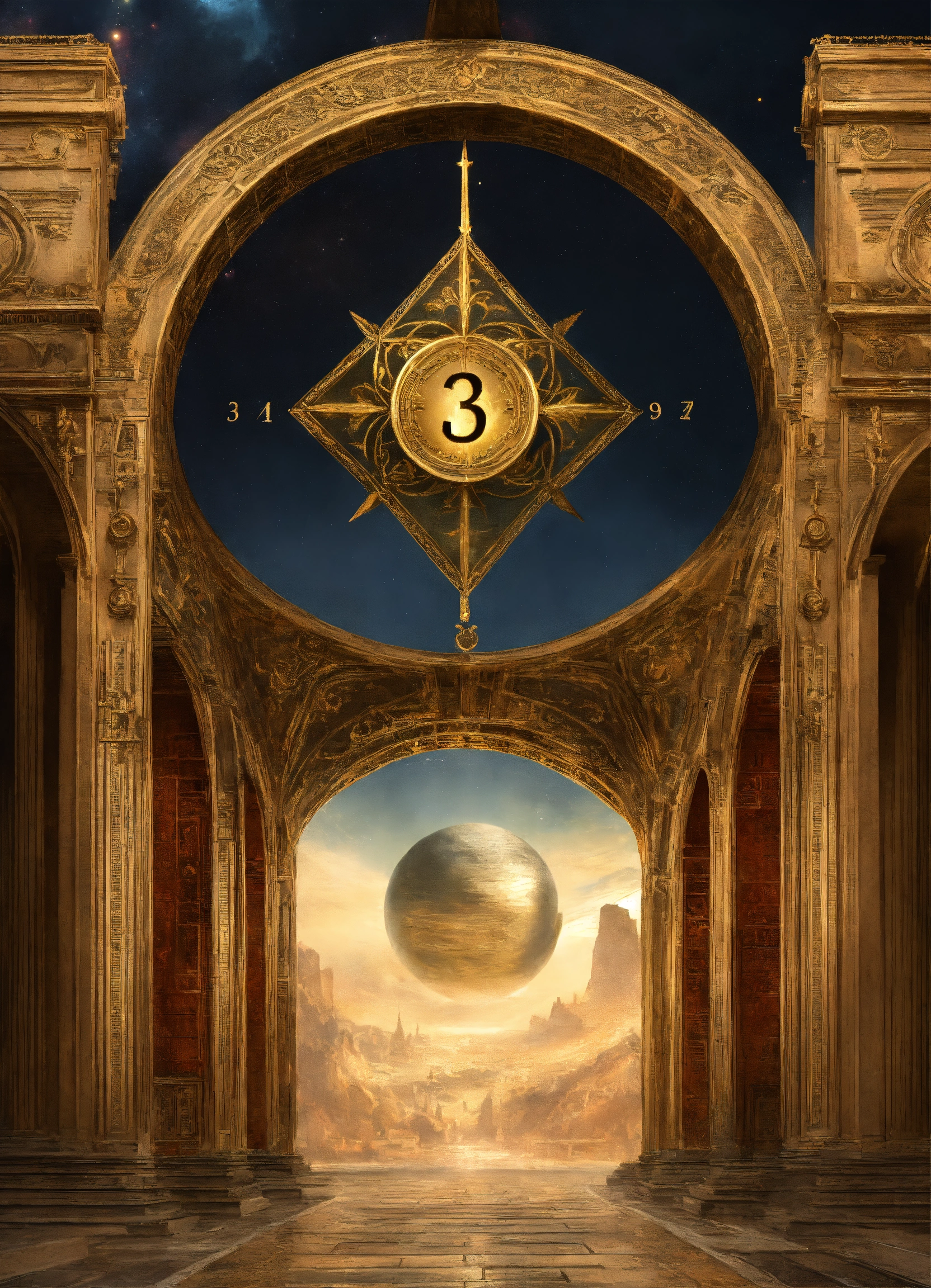 Lexica - The number three represented in the celestial vault