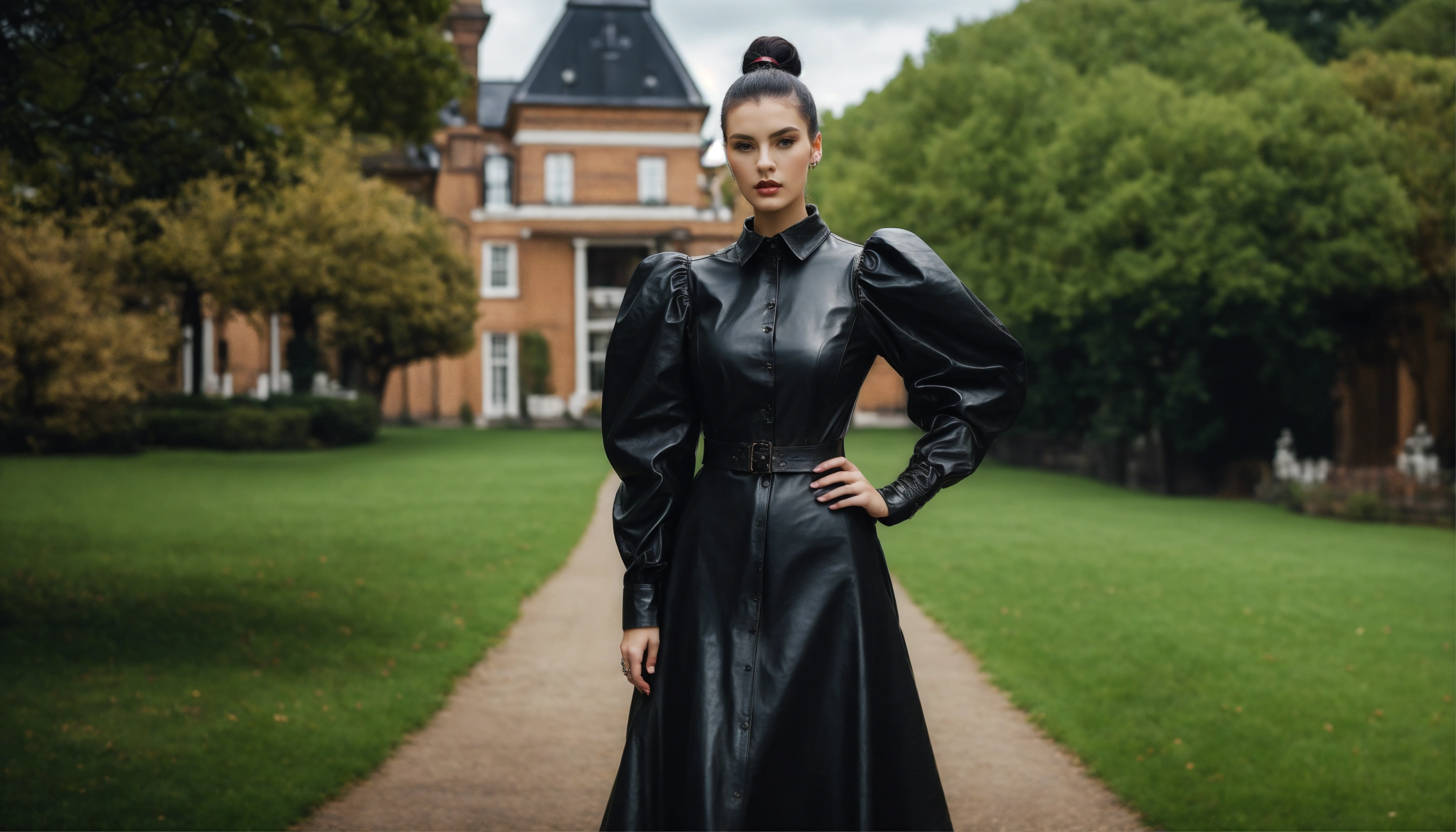 Lexica - Two stunning arrogant women fashion model, strict victorian ...